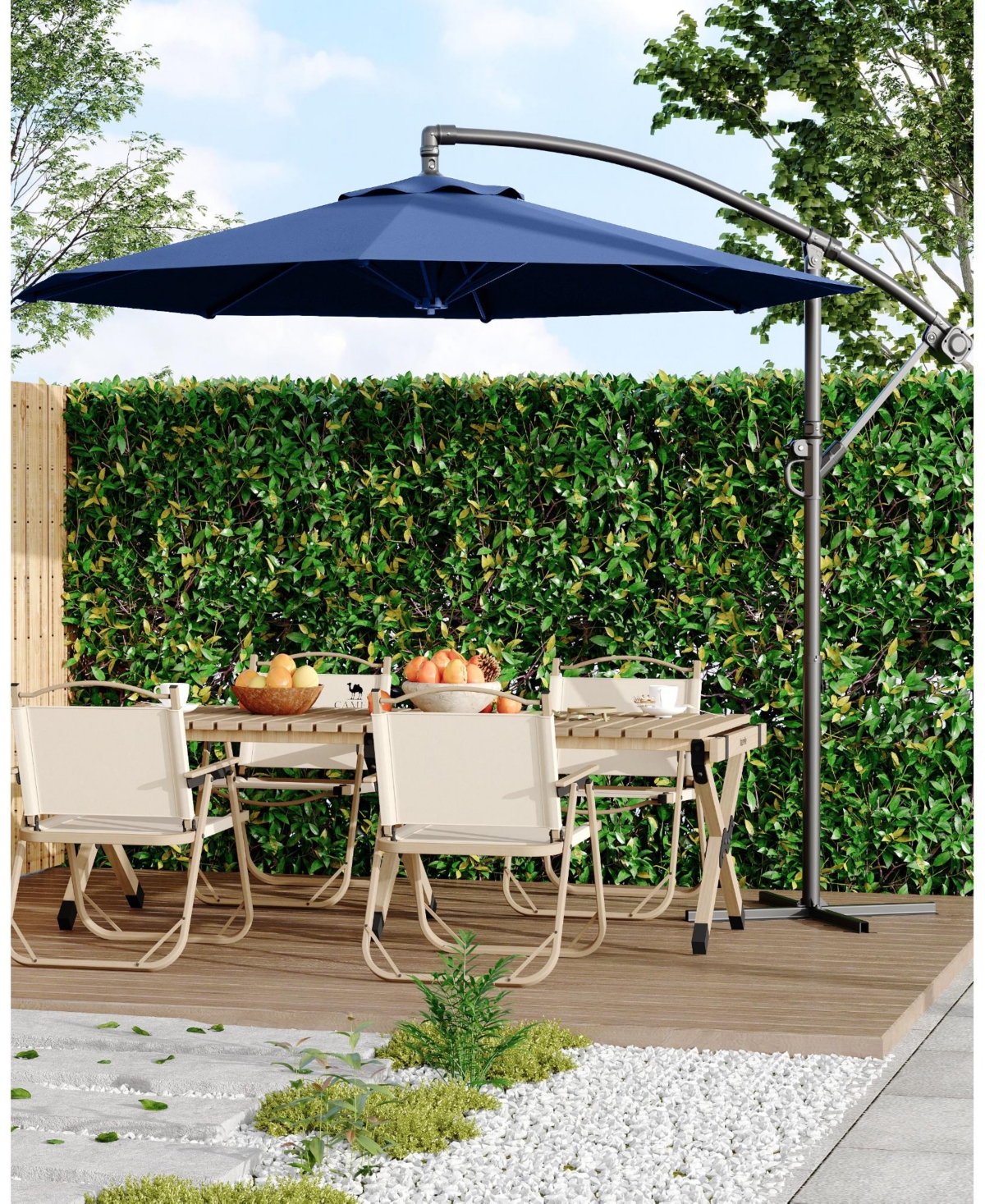 Click here for gaomon 10FEET Hanging Cantilever Offset Patio Umbr... prices