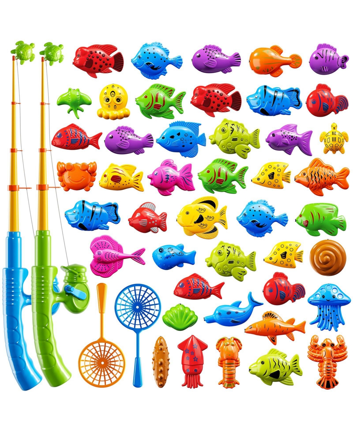 Click here for Gnuadz Magnetic Fishing Toy Rod Set Floating Fish... prices
