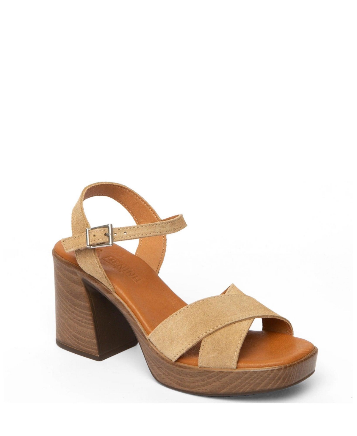 Click here for Menina Step Womens Lena Heeled Sandal - Light sand prices