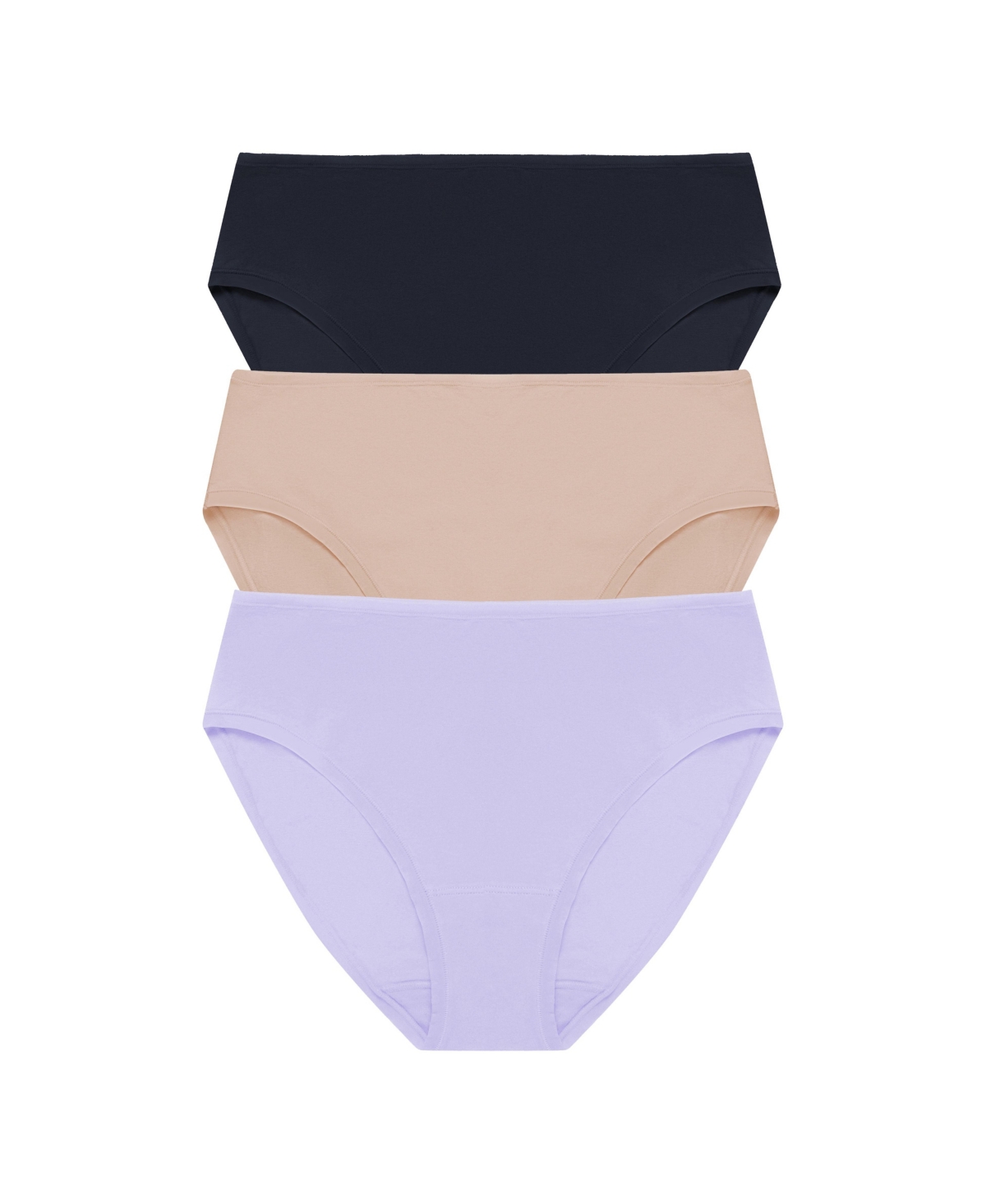 Click here for Natori Womens Bliss Bare Cotton Hipster 3 Pack - S... prices