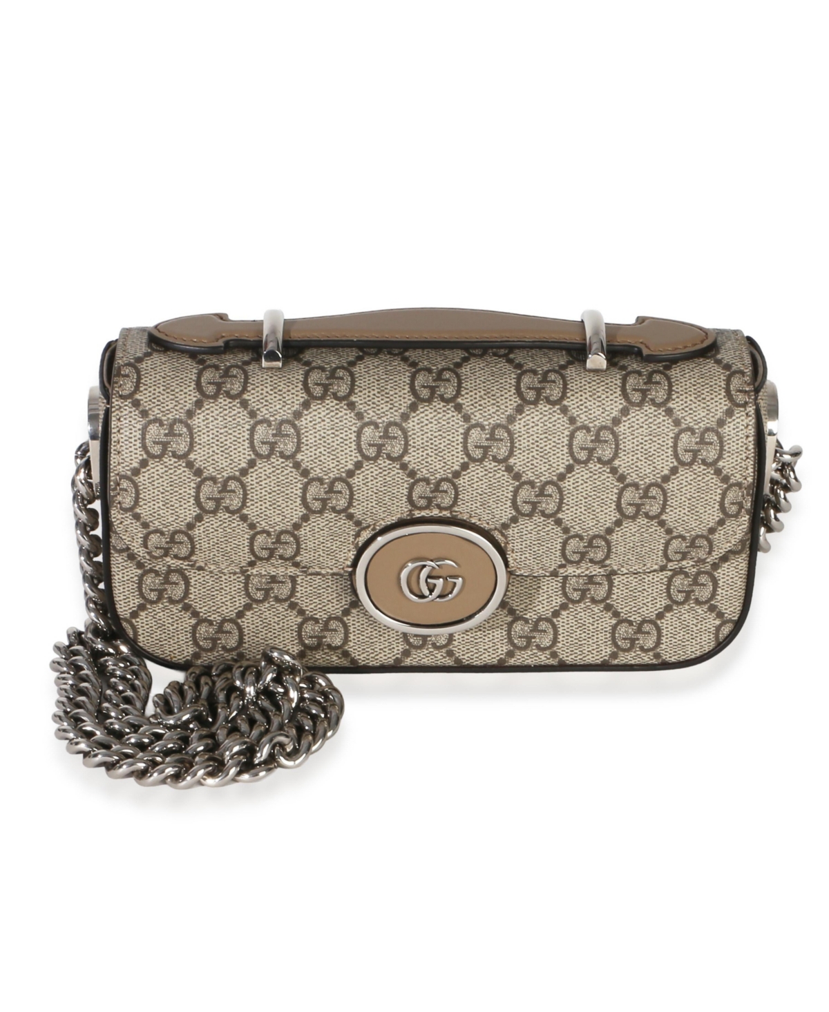 Click here for Pre-Owned Gucci Beige Ebony Gg Supreme Senna Petit... prices