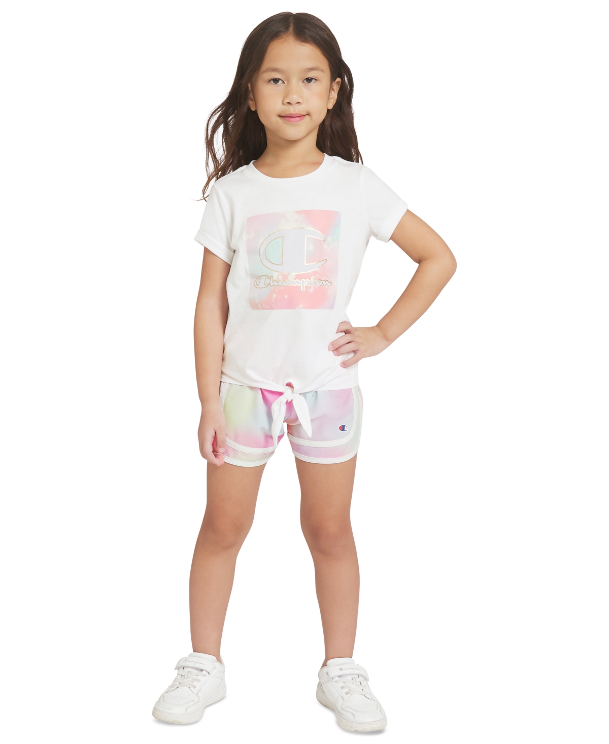 Click here for Champion Girls 4-6X Short-Sleeve T-Shirt and Short... prices