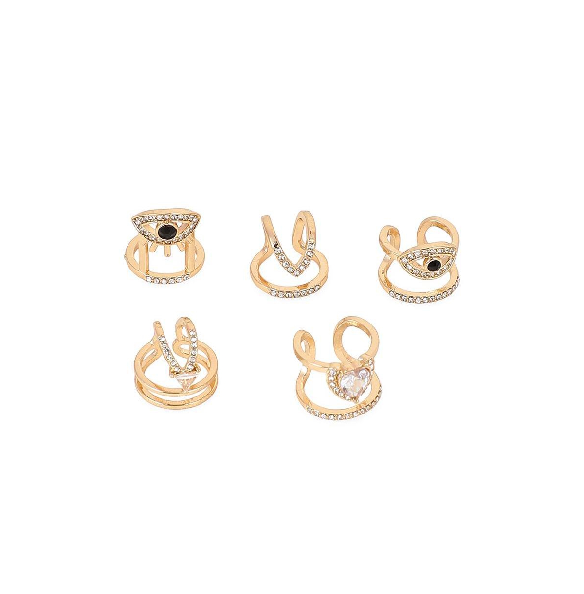 Click here for Sohi Womens The Malocchio Nail Rings - California... prices