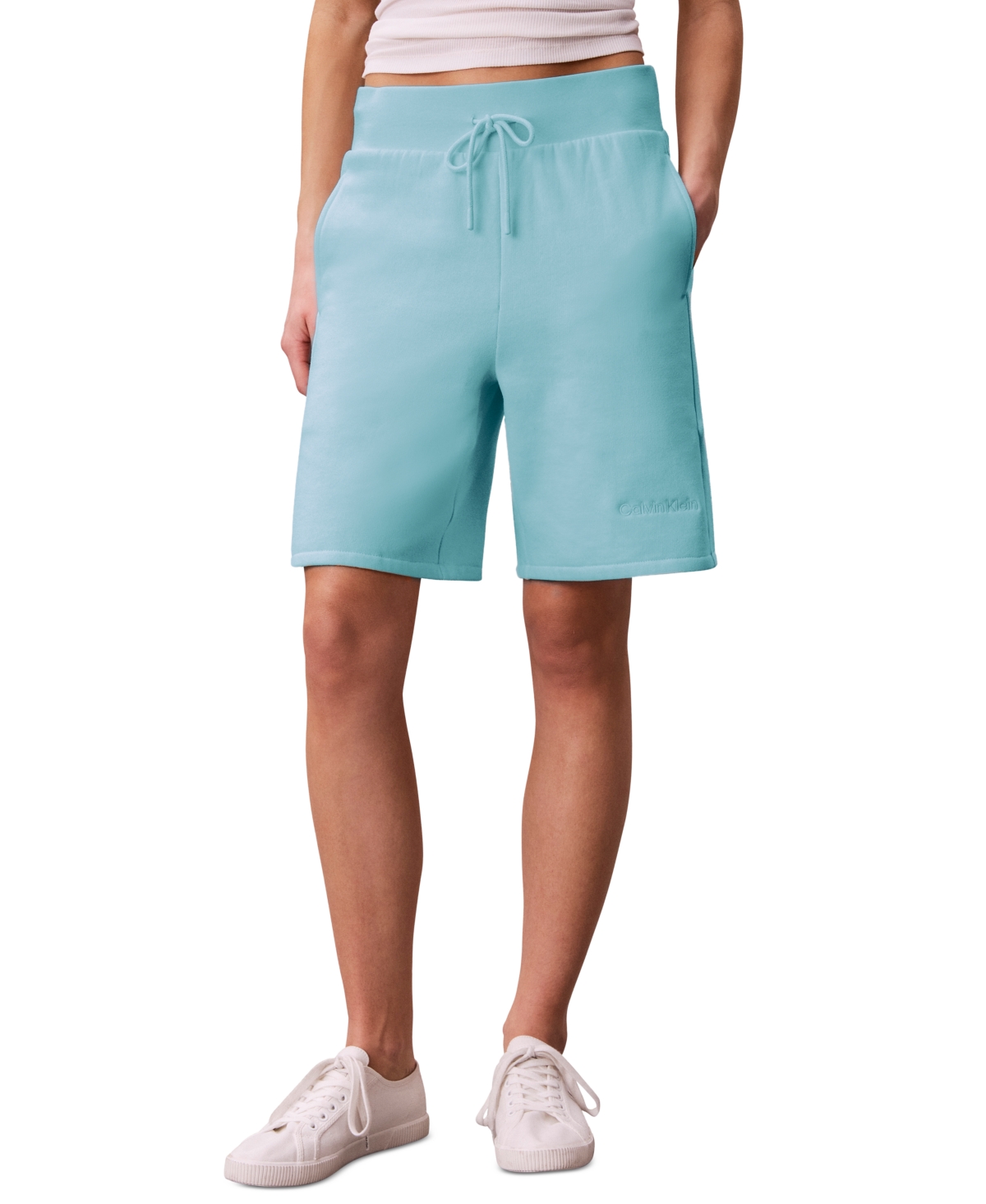 Click here for Calvin Klein Performance Womens Fleece Mid Rise Sh... prices