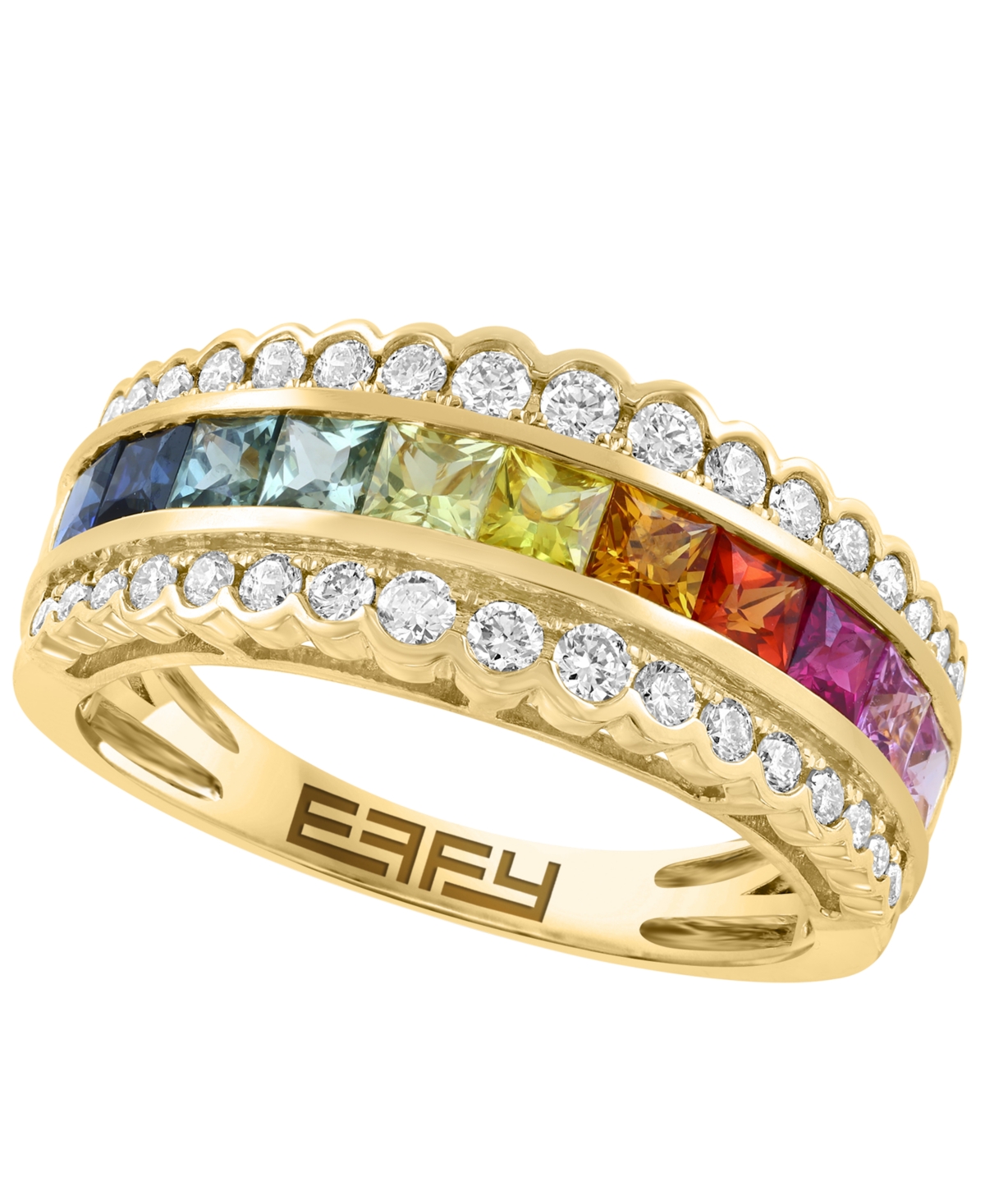 Click here for Effy Collection Multi-Sapphire (1 ct. t.w.) & Diam... prices