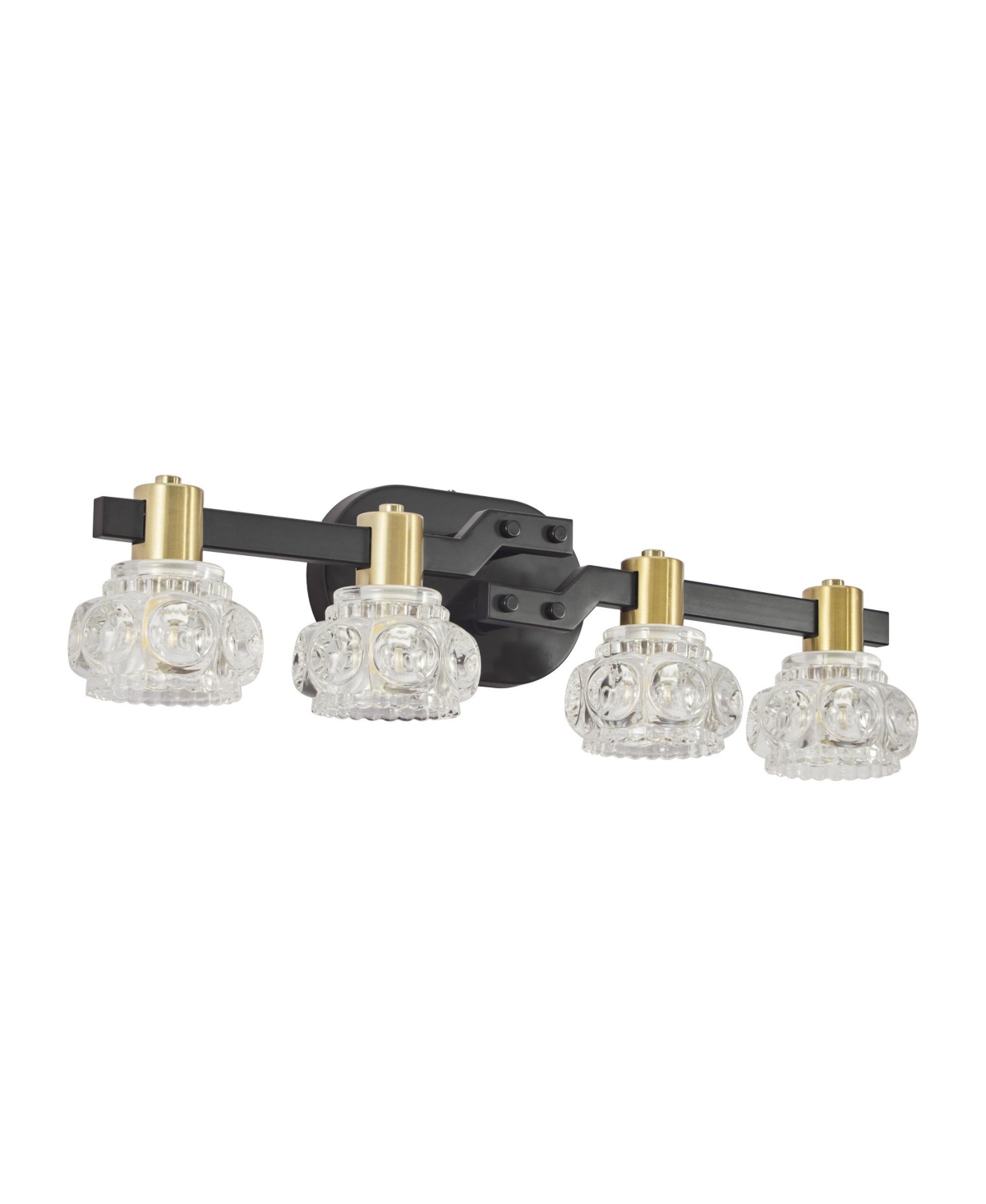 Click here for Midola 24 Vintage 4-Light Wall Sconce with Clear C... prices