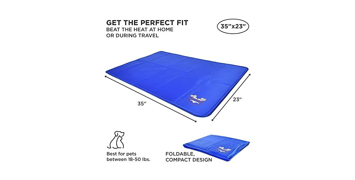 Click here for Arf Pets Self-Cooling Gel Dog Mat Delivers Pressur... prices