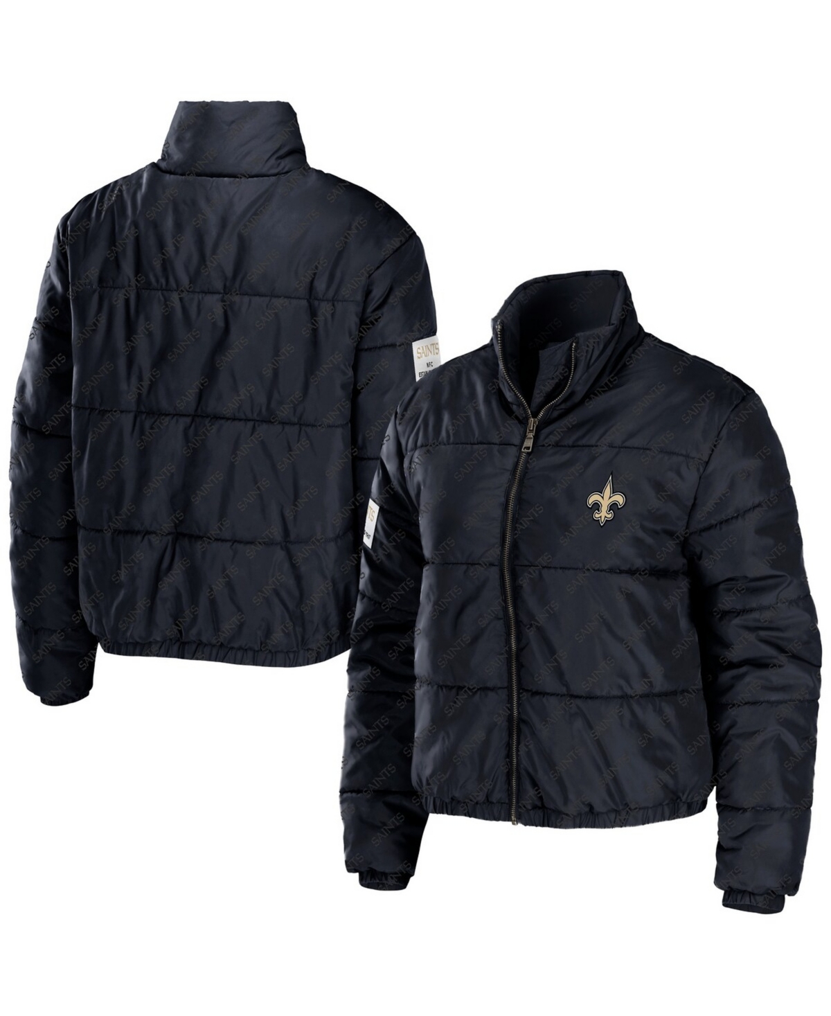 Click here for Wear by Erin Andrews Womens Black New Orleans Sain... prices