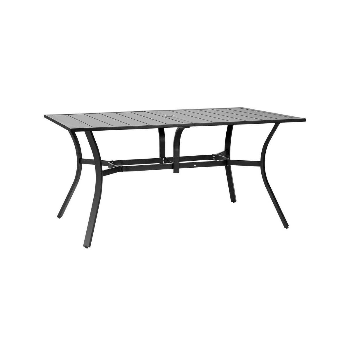 Click here for Sugift Outdoor Patio Dining Table Rectangular Meta... prices