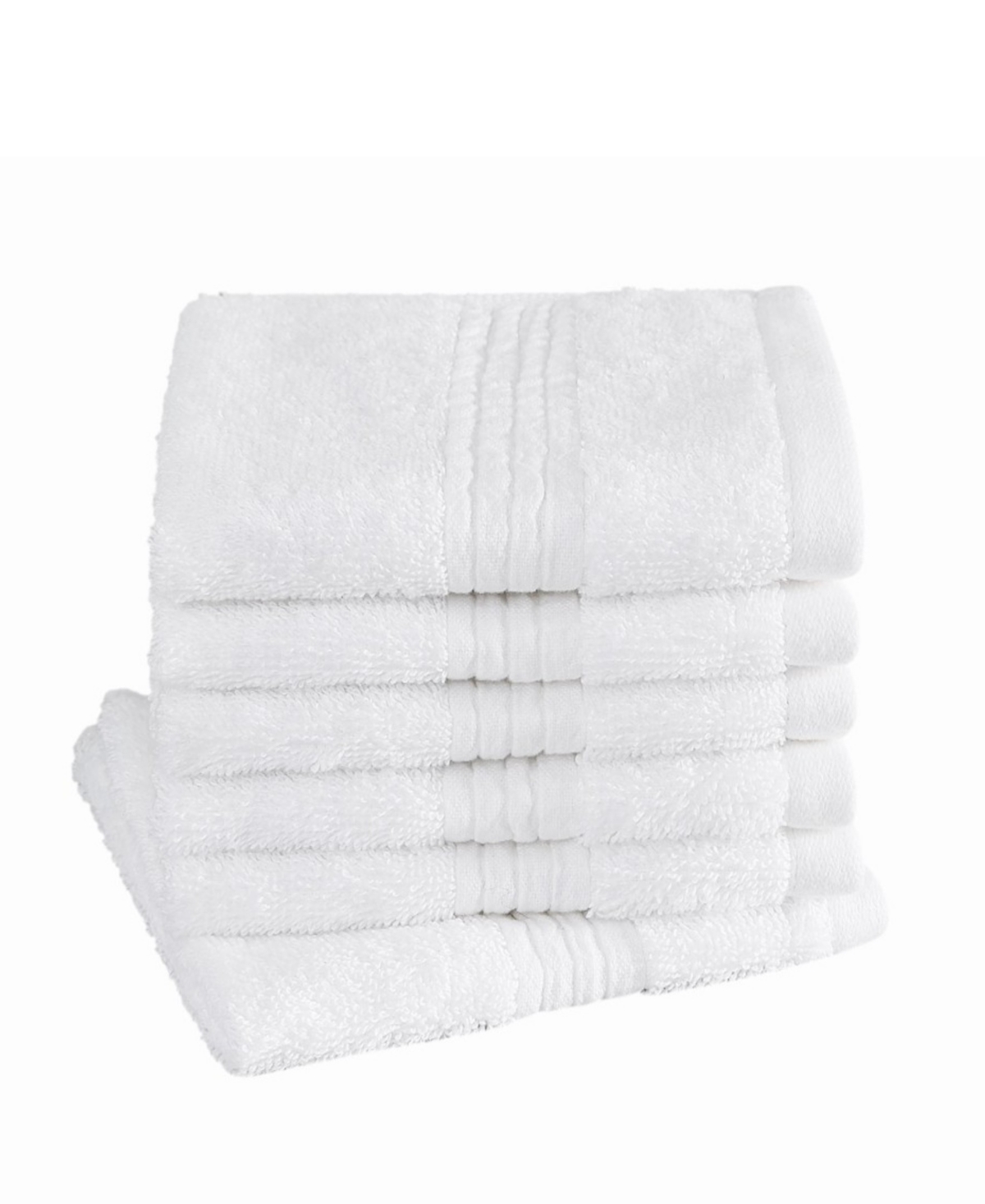 Click here for Cannon Cotton-Blend Wash Towels  Set of 6 - White prices