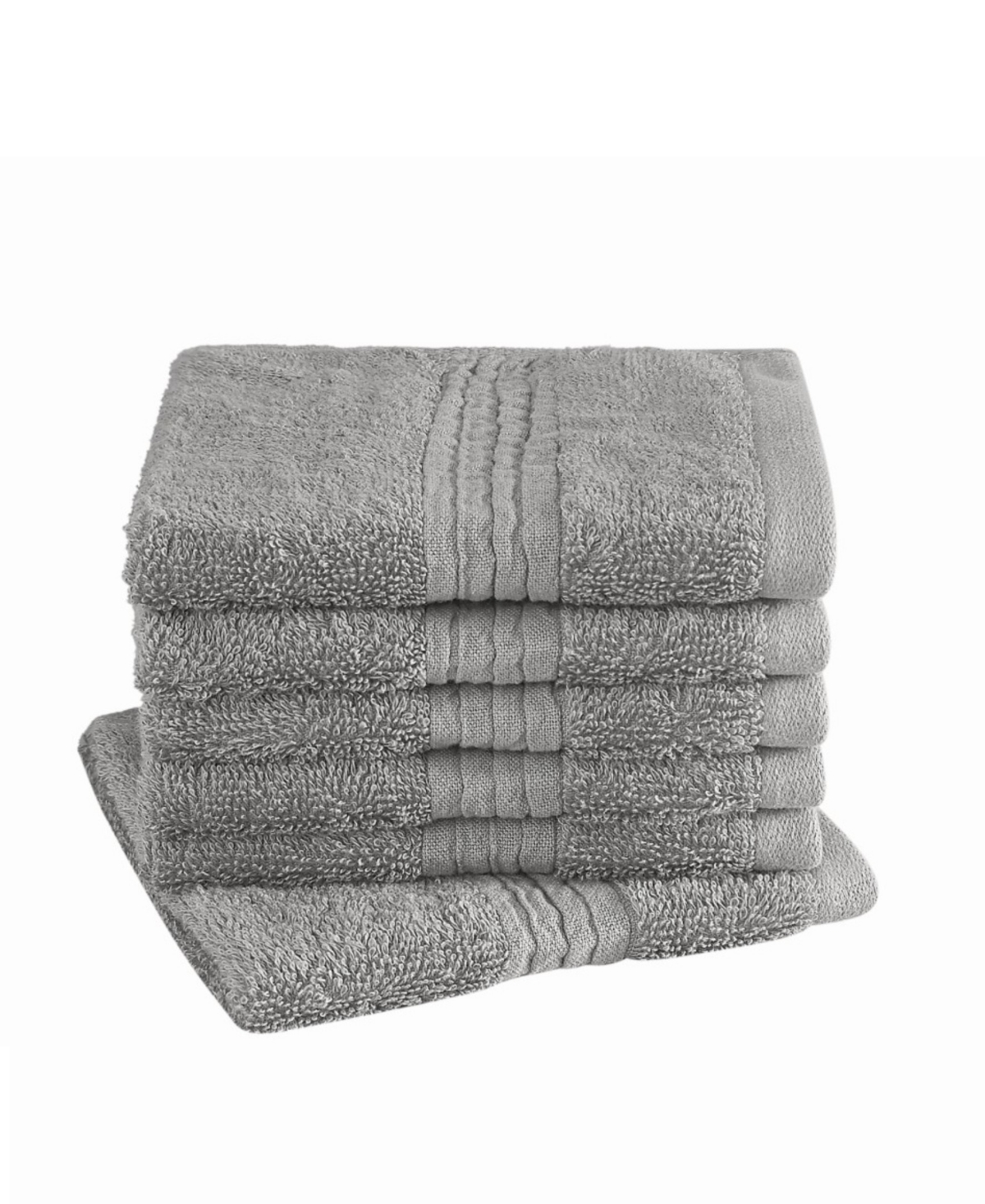 Click here for Cannon Cotton-Blend Wash Towels  Set of 6 - Gray prices
