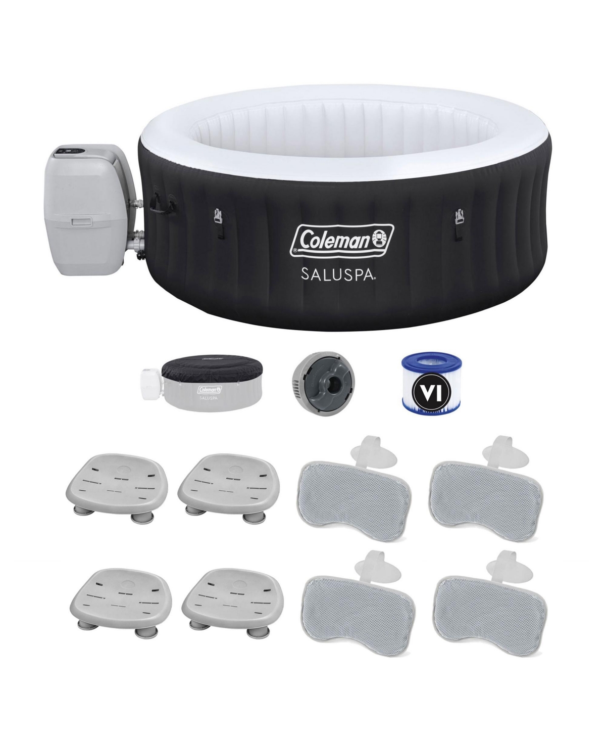 Click here for Bestway Coleman Miami Inflatable Hot Tub with 4 Sa... prices