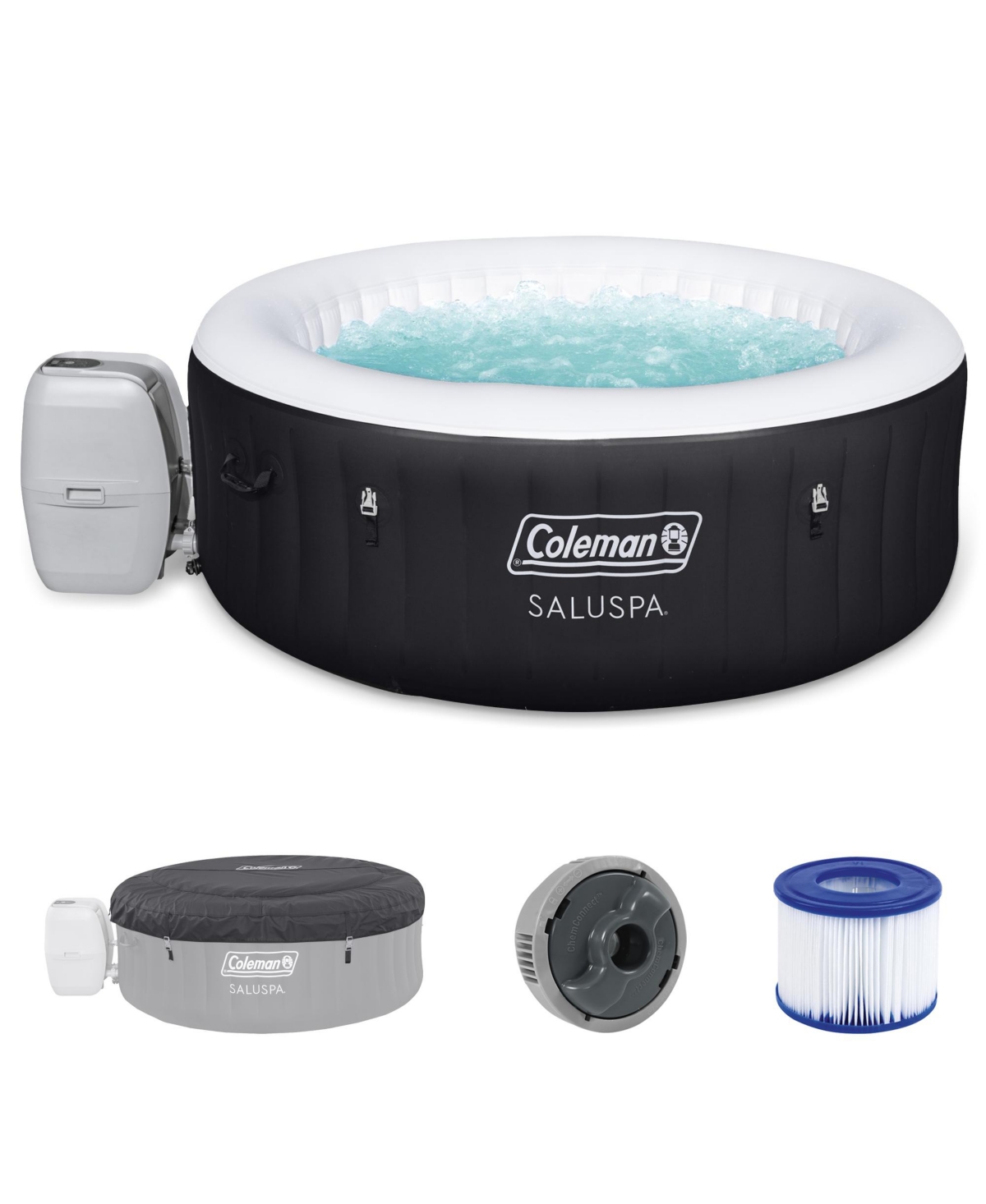 Click here for Coleman SaluSpa Miami AirJet Inflatable Round Hot... prices