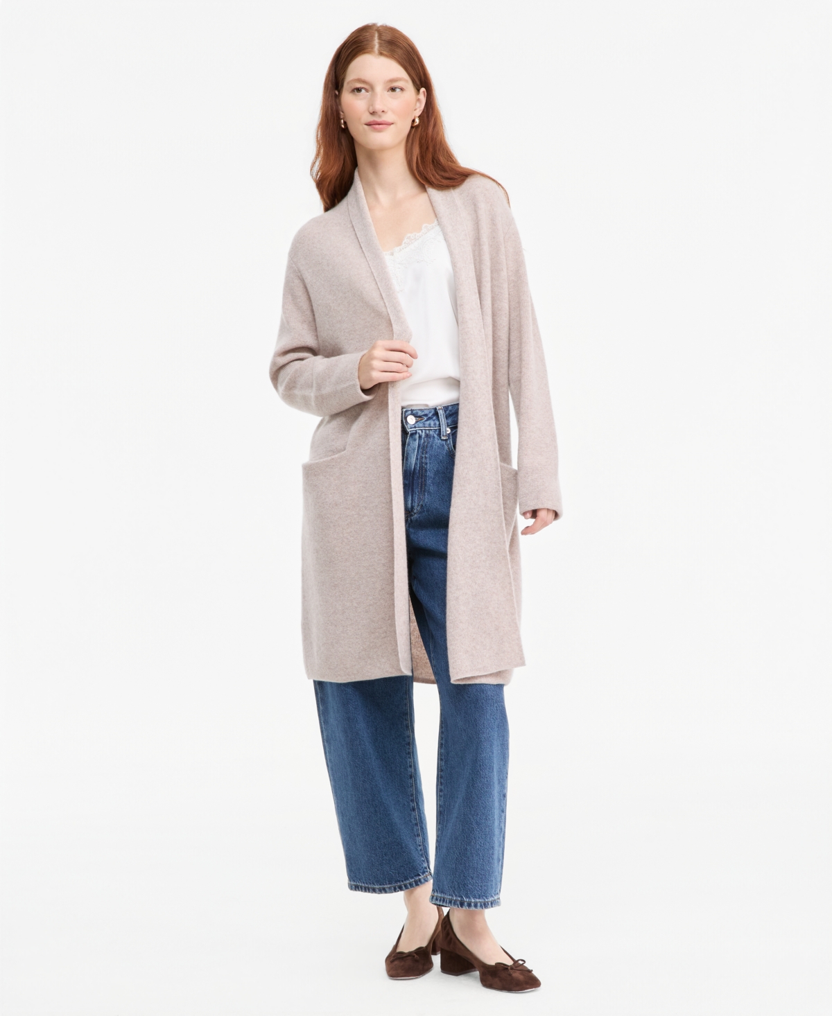 Click here for Charter Club Womens Fylaway Duster Cashmere Shawl-... prices