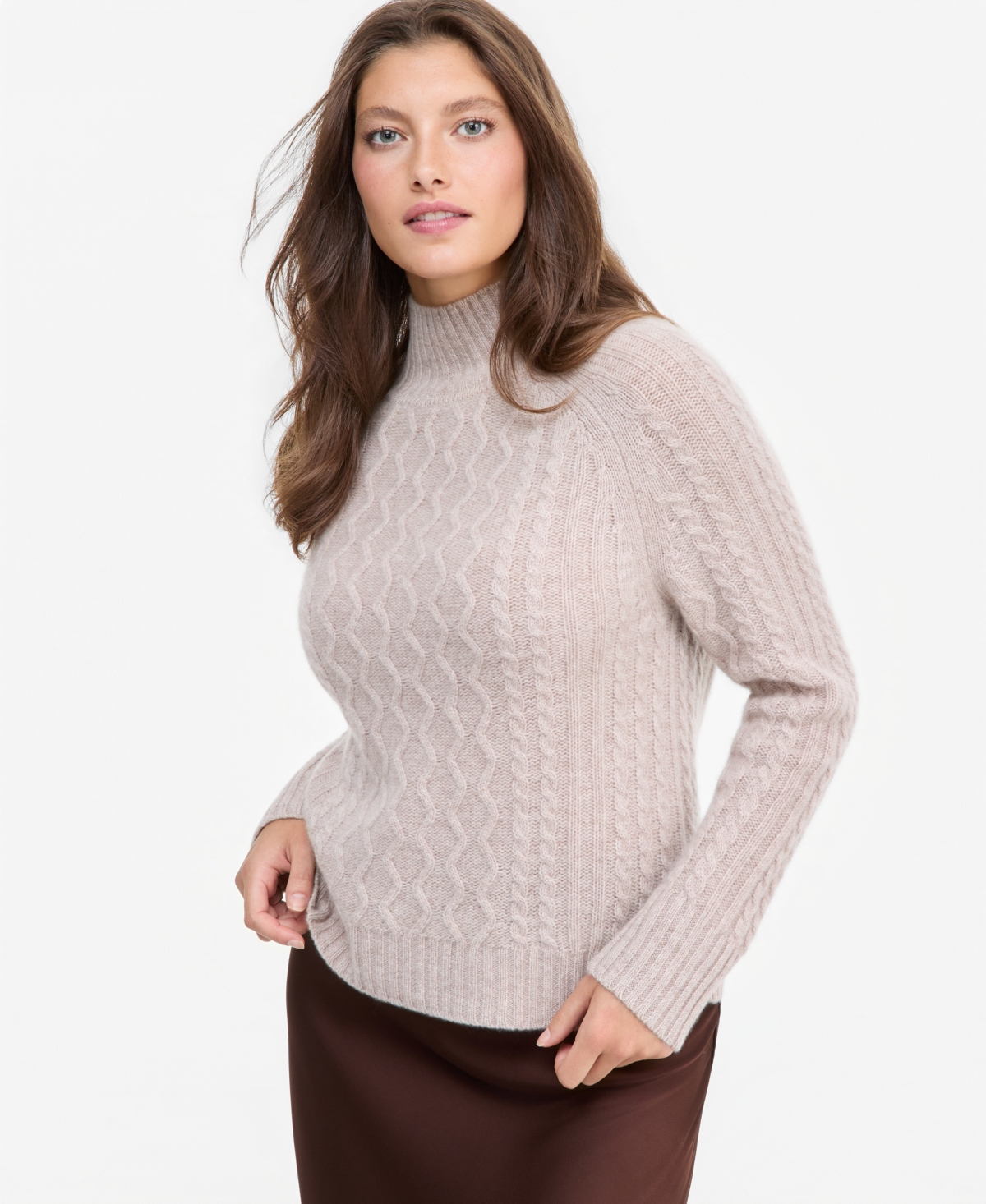 Click here for Charter Club Womens 100 Cashmere Fisherman Mock Ne... prices