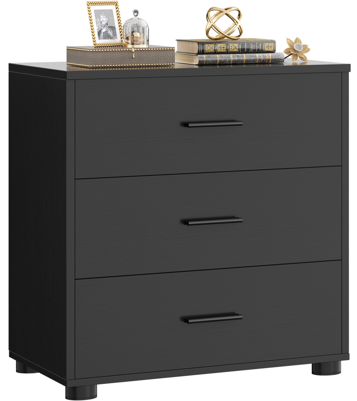 Click here for Aheaplus Wooden Storage Dresser with 3-Drawers  Ni... prices