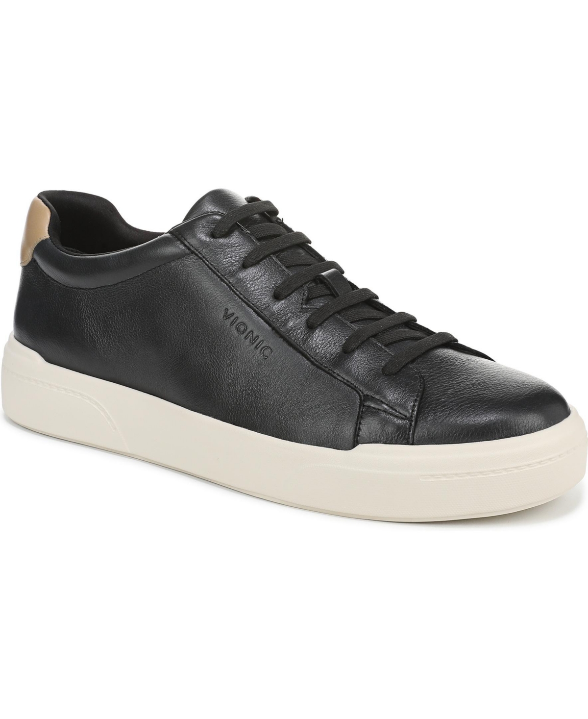 Click here for Vionic Mens Colbie Lace-Up Shoes - Black leather prices