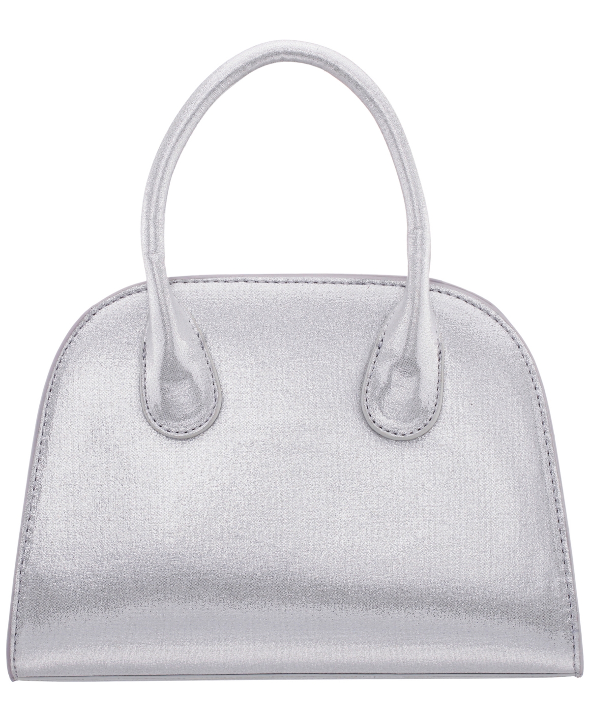 Click here for Nina Metallic Small Bowling Handbag - True Silver prices