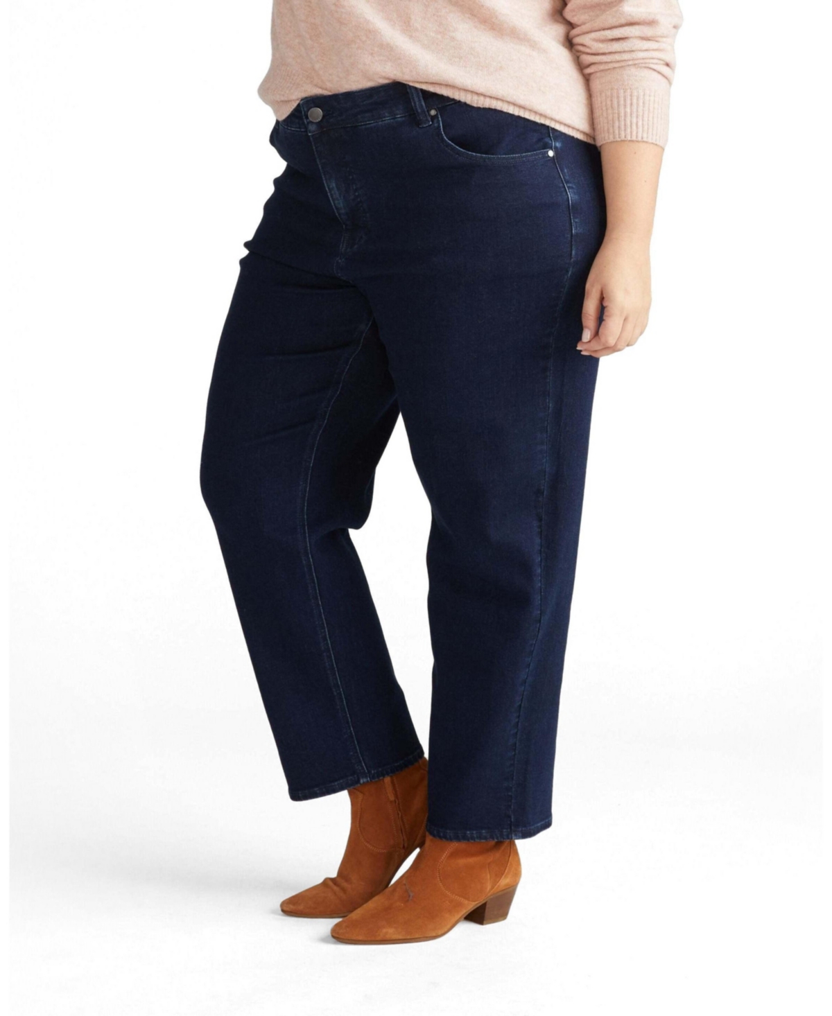 Click here for Universal Standard Womens Seine High Rise Straight... prices