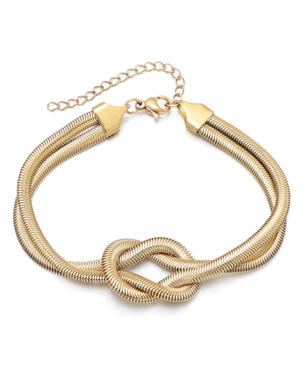 Click here for Adornia Tarnish Resistant Gold Knot Bracelet - Gol... prices