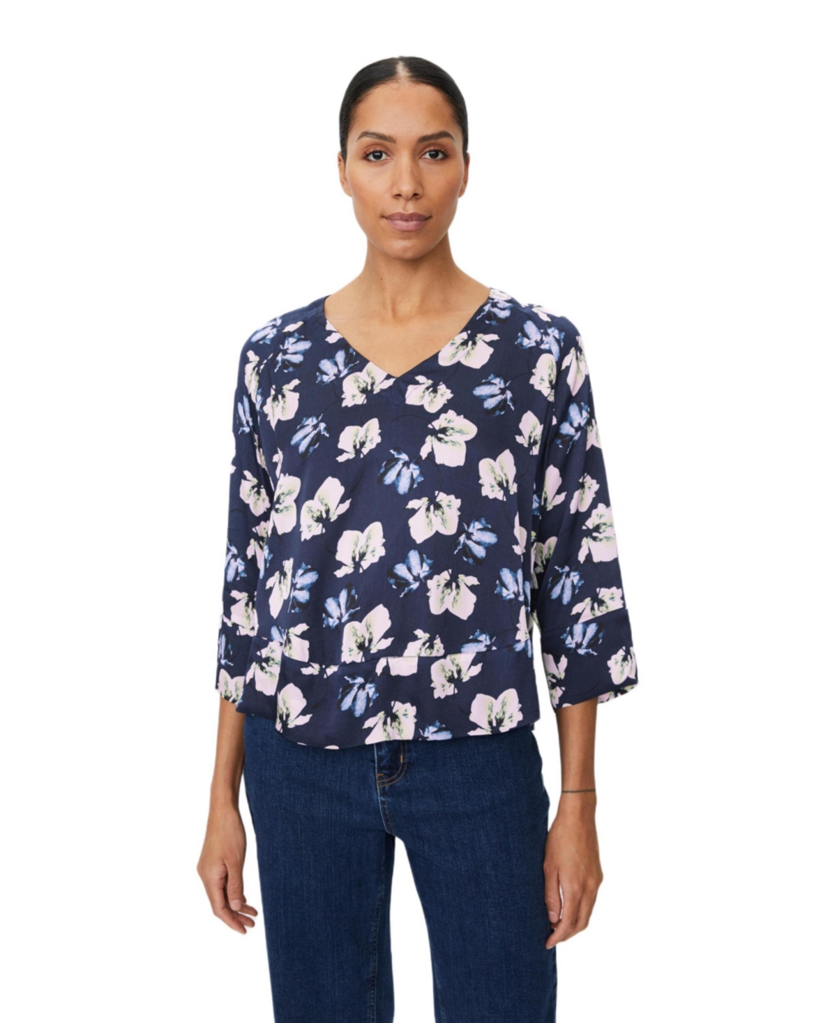 Click here for Masai Copenhagen Womens MaBenika Floral Print Blou... prices