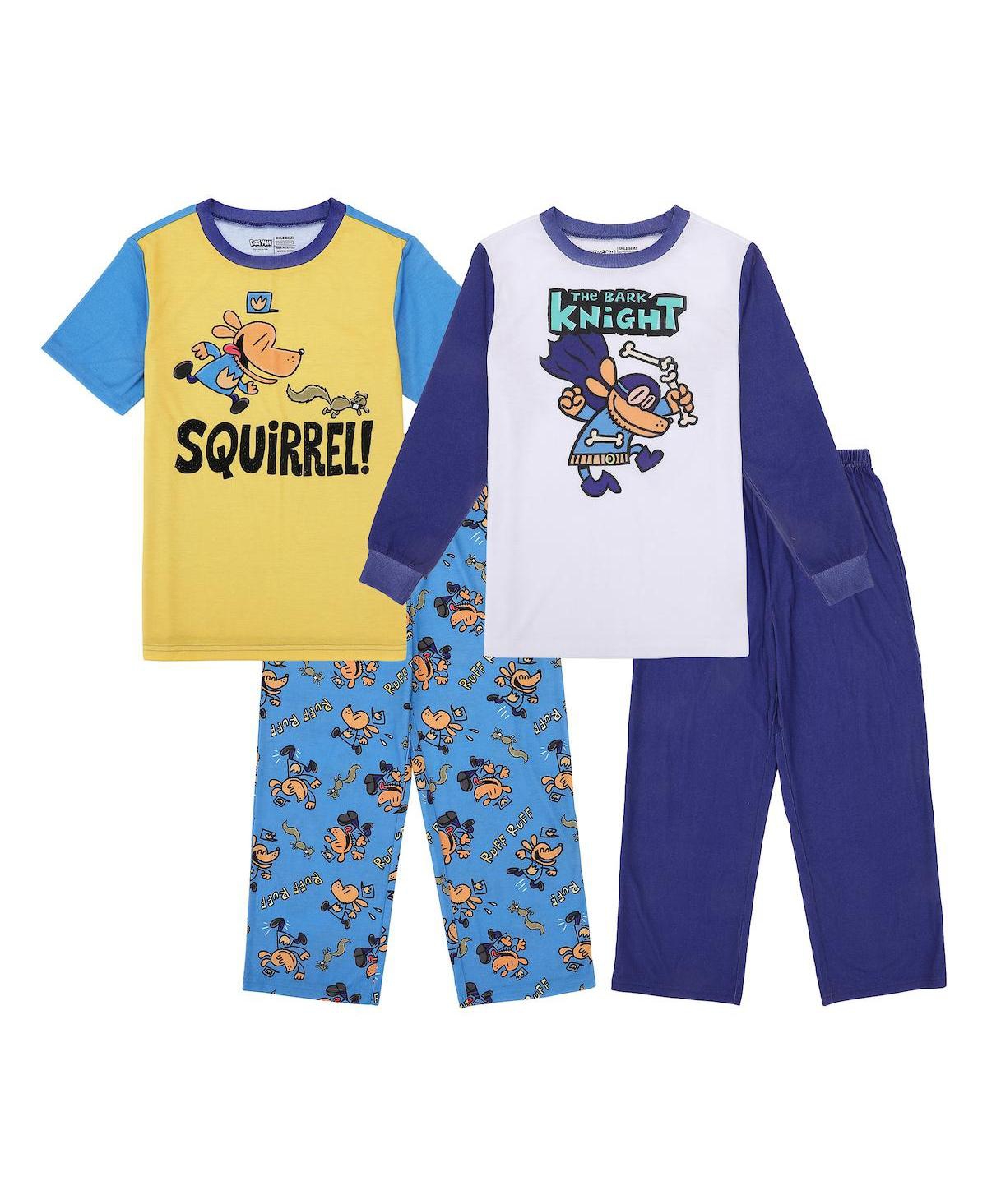 Click here for Dog Man Big Boys Squirrel 4-Pack Pajama Set-14 - P... prices