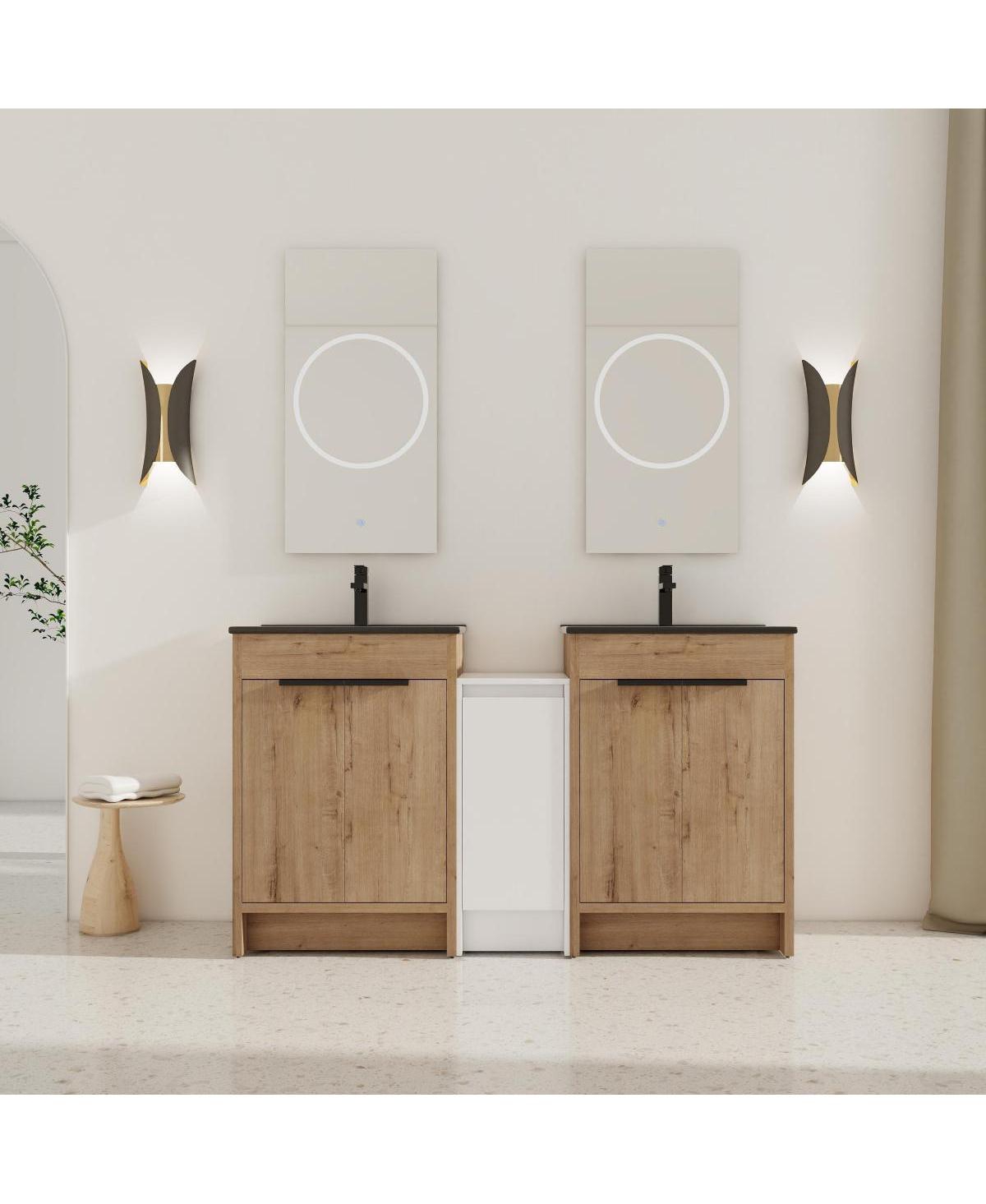 Click here for Sillysis Freestanding Double Bathroom Vanity Set w... prices