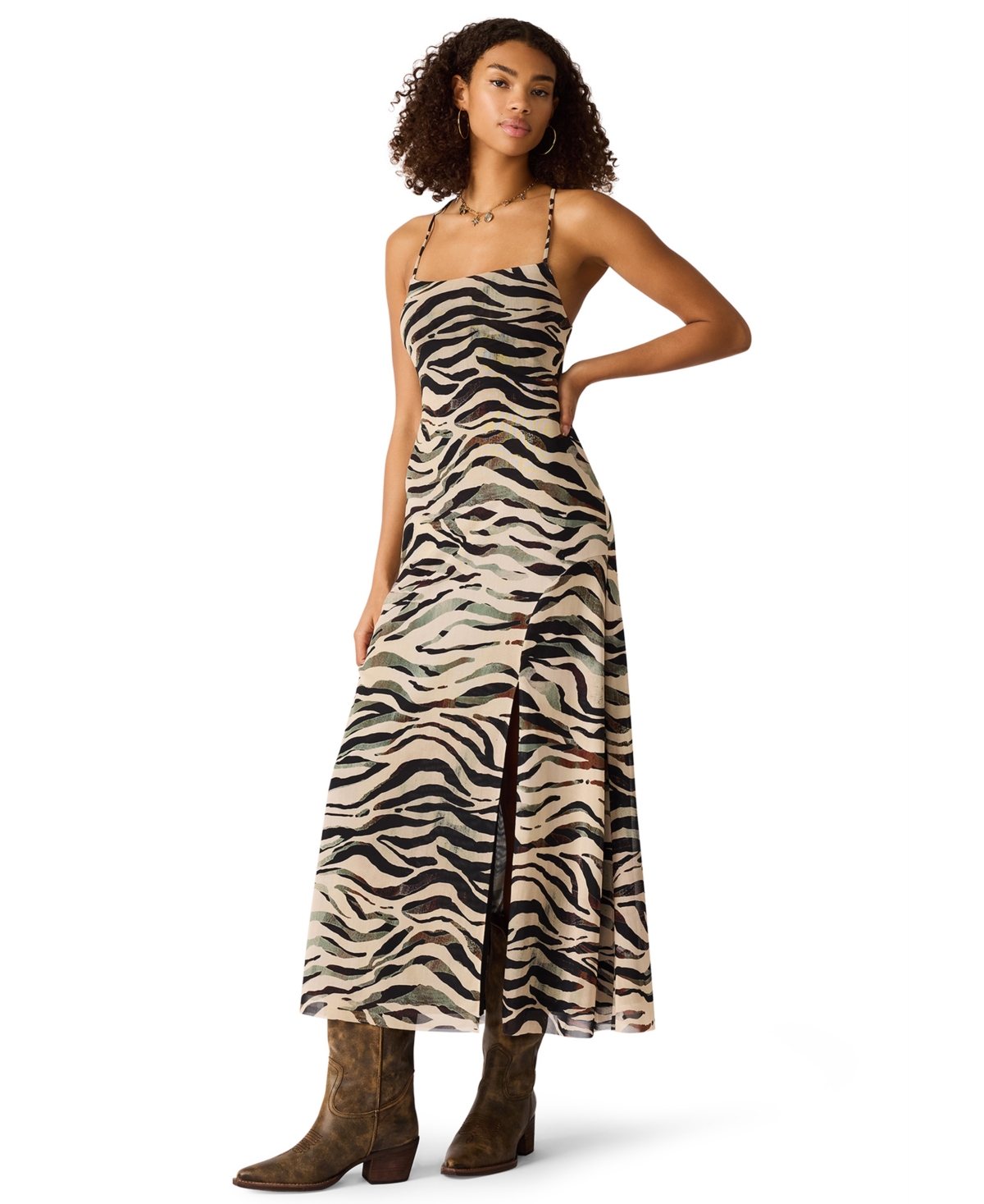 Click here for Steve Madden Womens Adella Square Neck Maxi Dress... prices