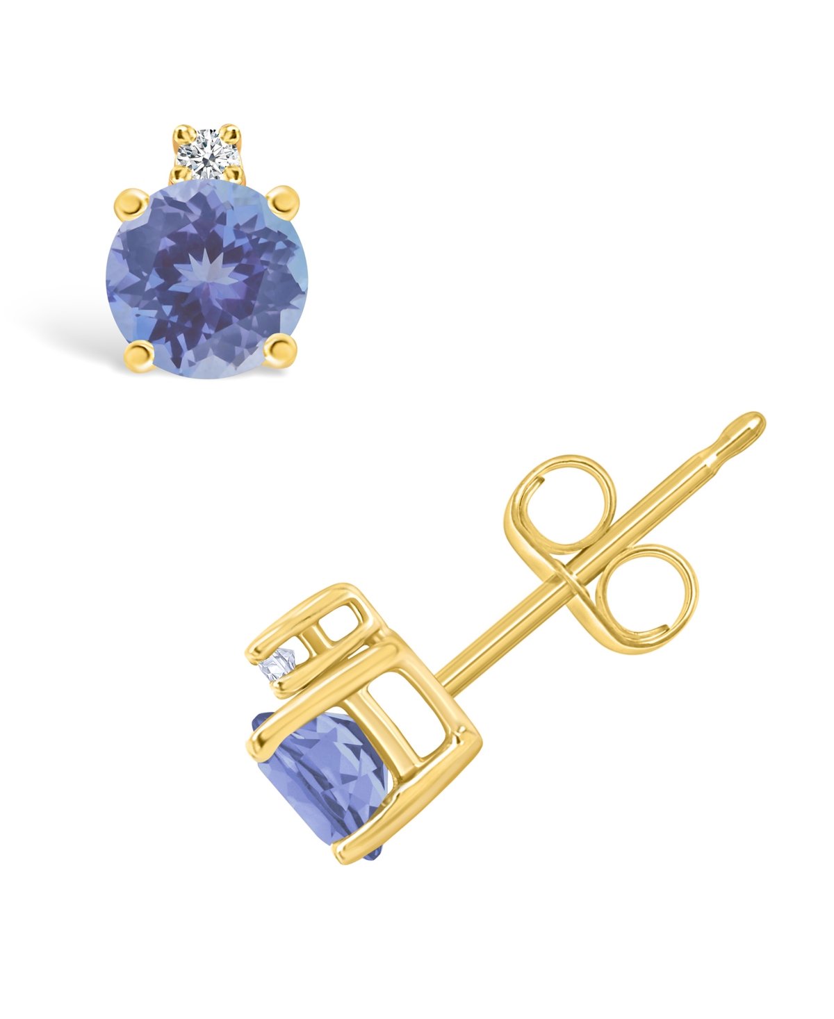 Click here for Tanzanite (1/2 ct. t.w.) & Diamond Accent Stud Ear... prices