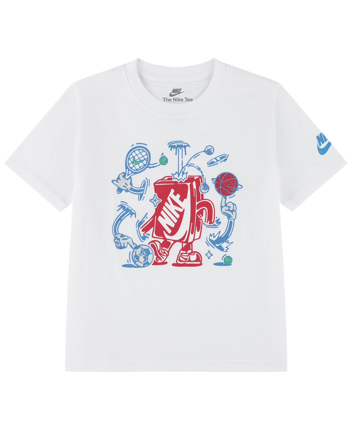 Click here for Nike Boys 4-7 Boxy Juice T-Shirt - White prices