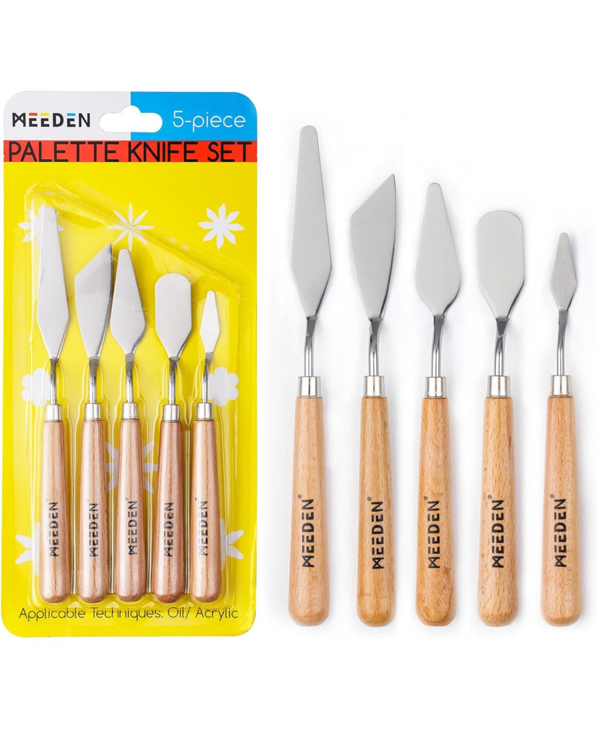 Click here for Meeden 5 Pieces Painting Knives  Stainless Steel S... prices