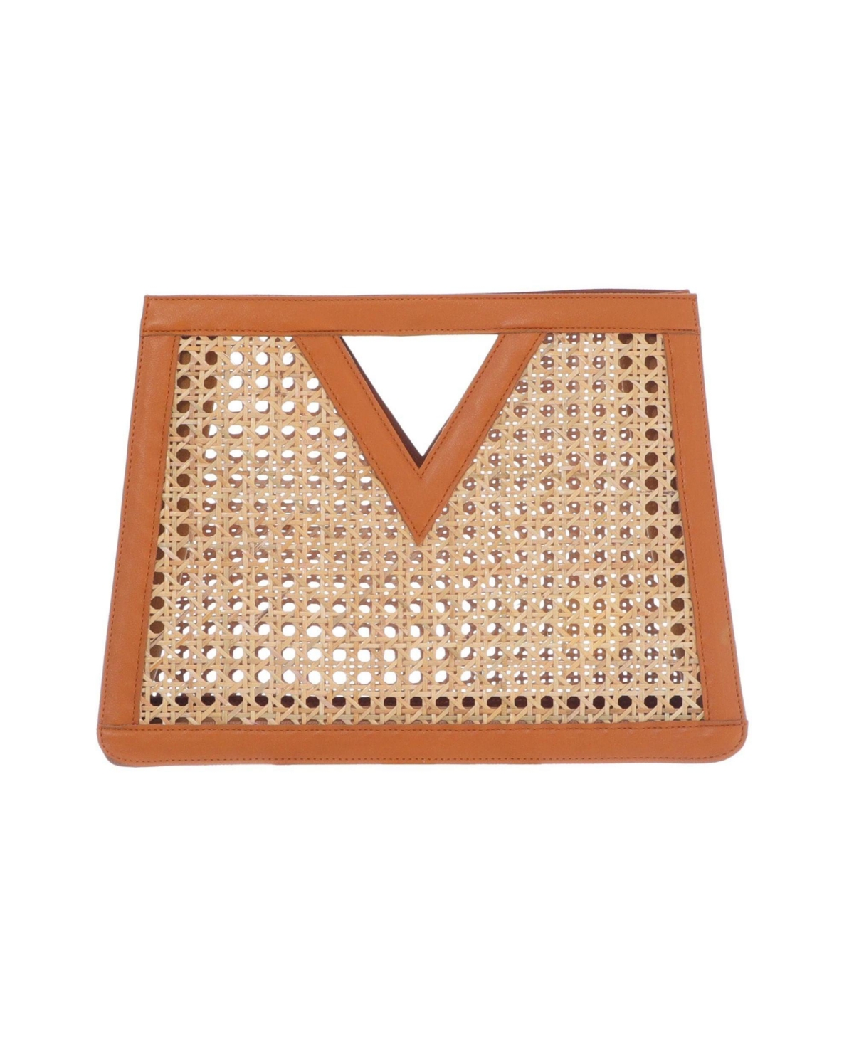 Click here for Adornia Fine Rattan Kane Clutch Handbag - Brown prices