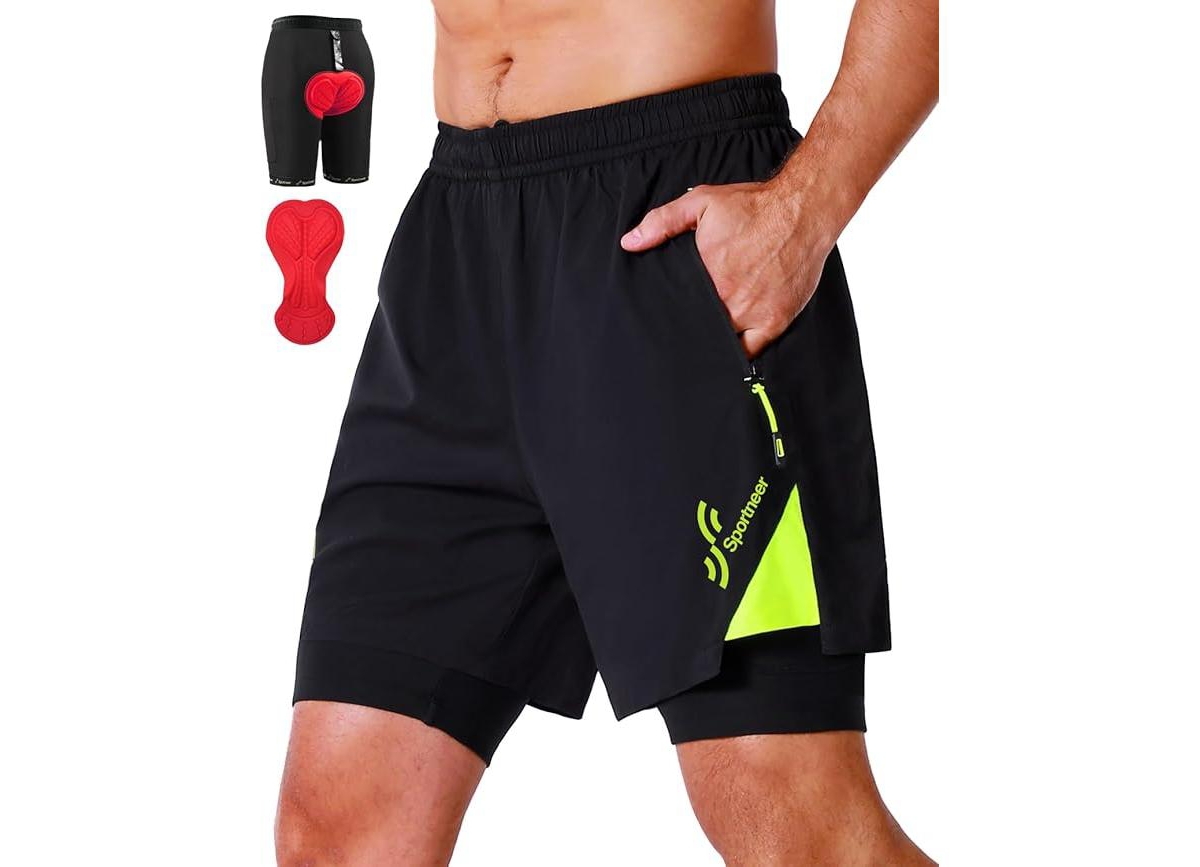 Click here for Sportneer X-Large Bike Shorts for Men - 3D Padded... prices