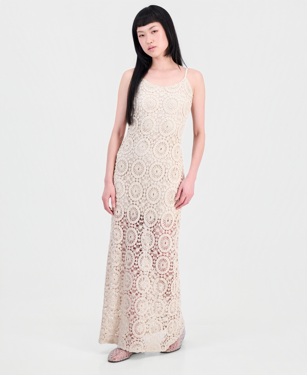 Click here for And Now This Womens Crochet Maxi Slip Dress  Macys... prices