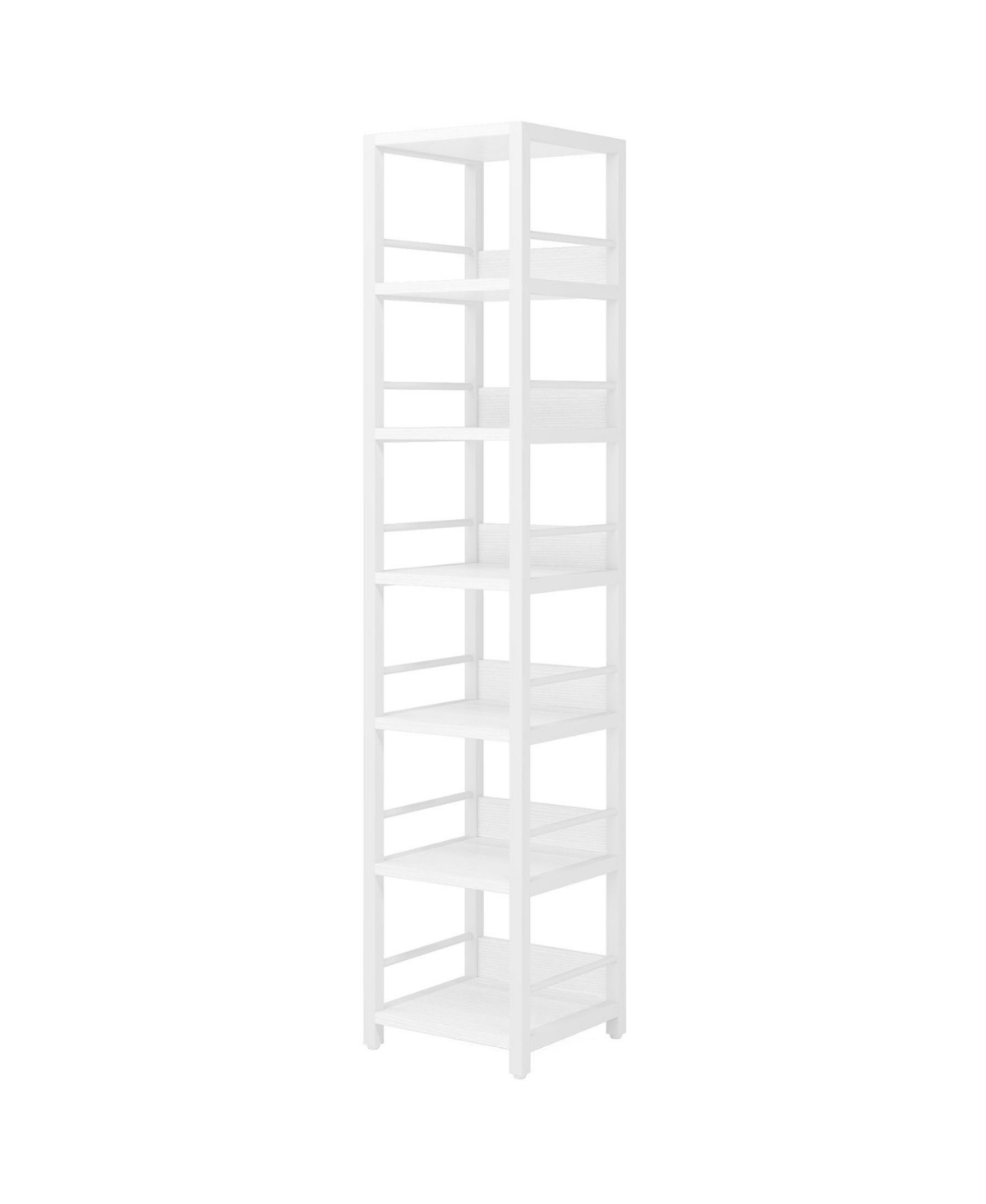 Click here for Slickblue Narrow 6-Tier Corner Bookshelf and Stora... prices