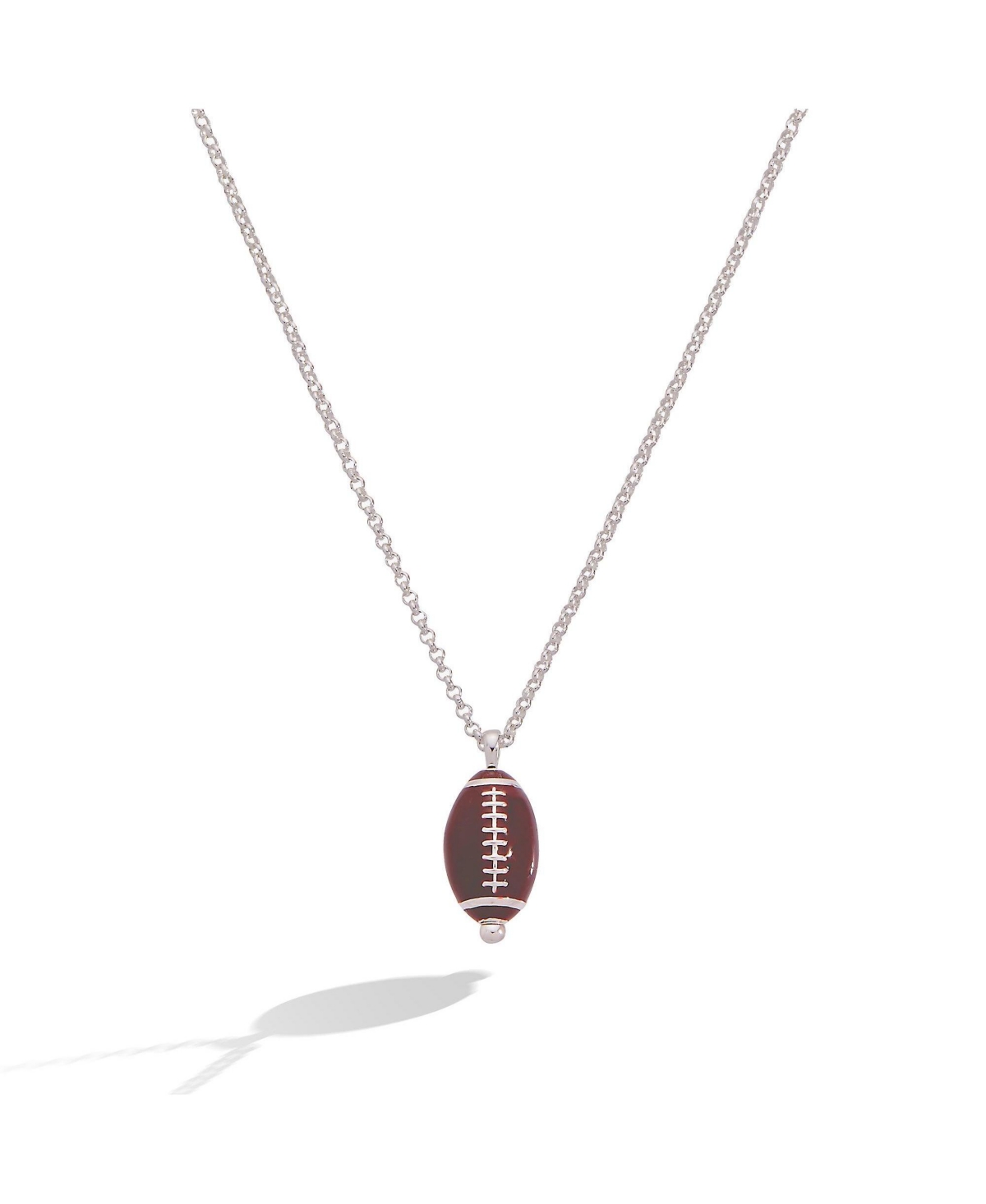 Click here for Alex and Ani Football Spinner Pendant - Silver prices