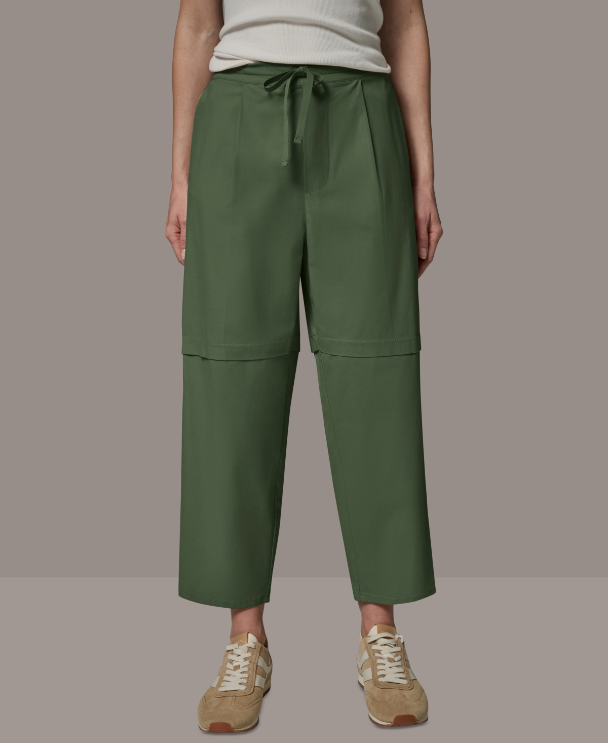 Click here for Donna Karan Weekend Womens High-Rise Paper Poplin... prices