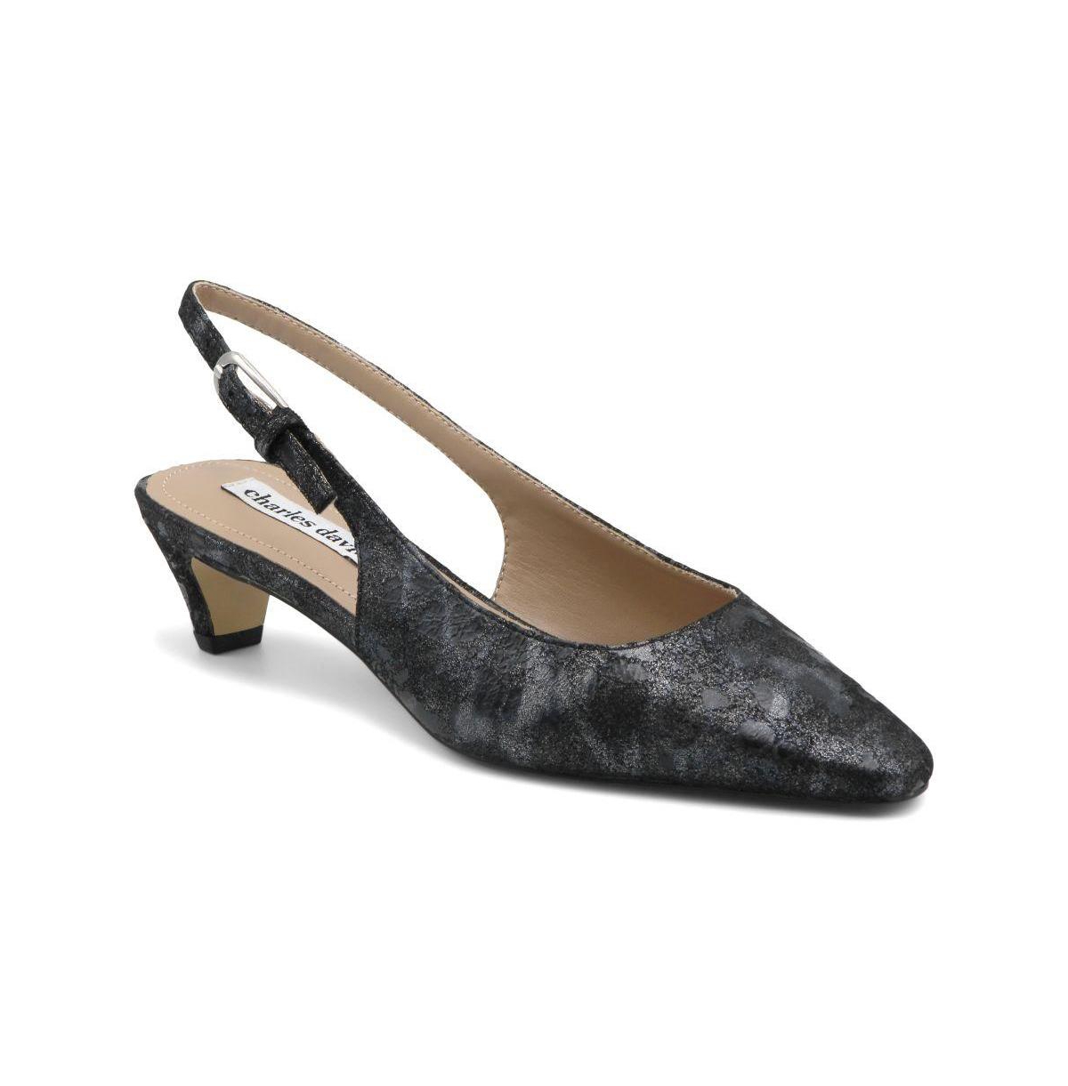 Click here for Charles David Womens Ficken Low Heel Slingback Dre... prices