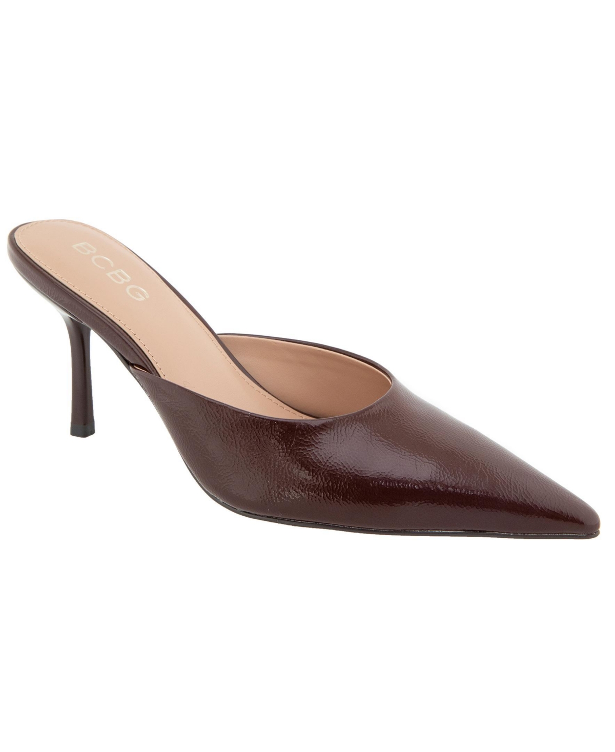 Click here for Bcbg Womens Nixxa Slip On Pump - Dark brown pu prices