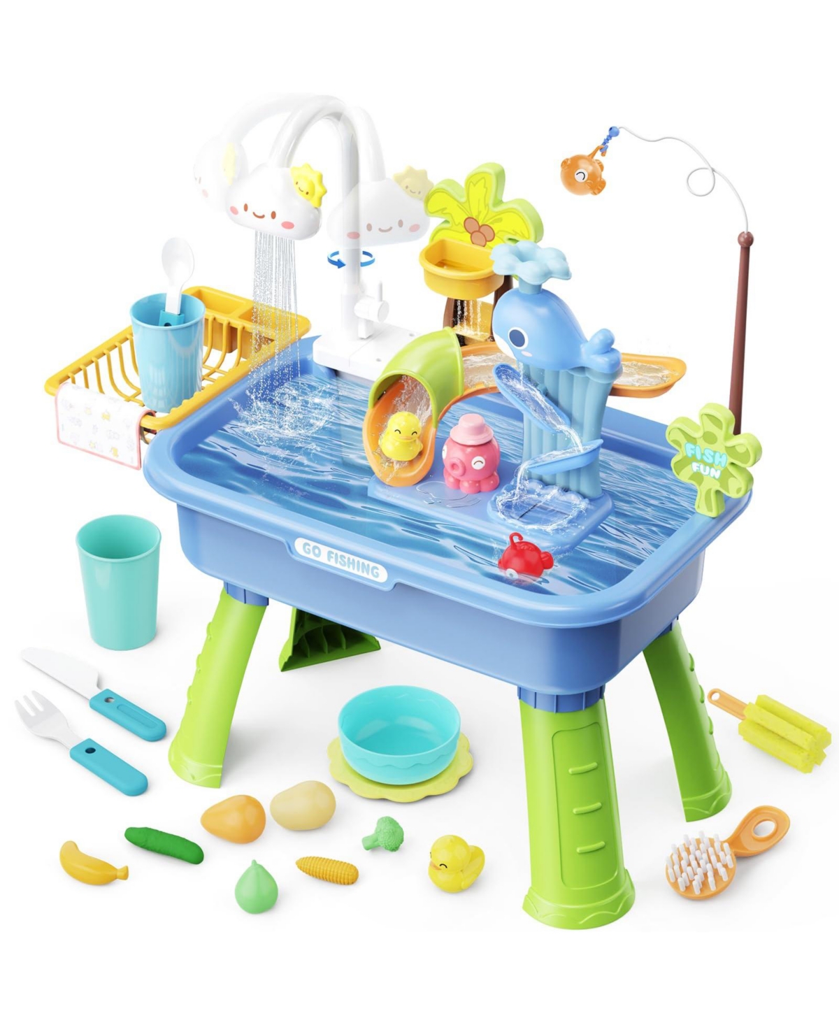 Click here for Gnuadz Water Table Electric Pump Sand Play Sink Se... prices