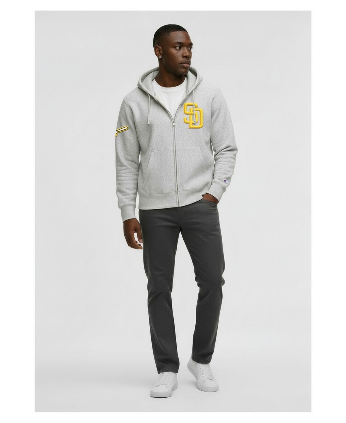 Click here for Champion Mens Gray San Diego Padres Reverse Weave... prices
