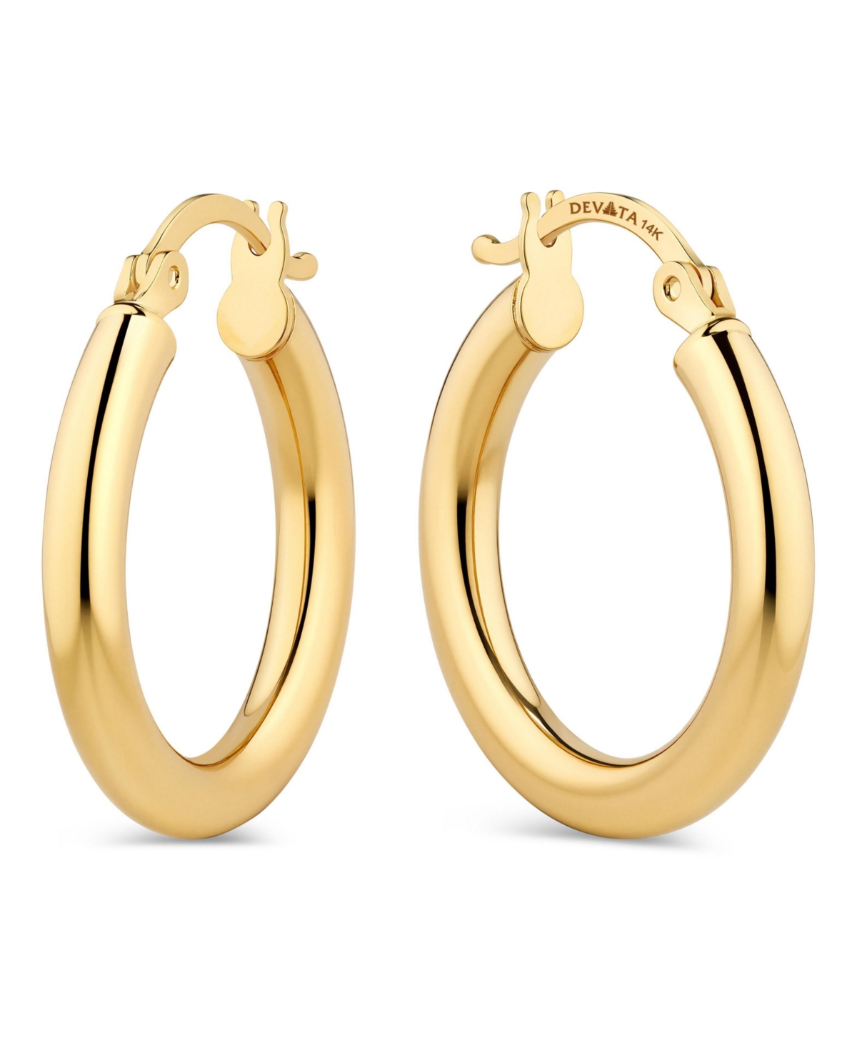 Click here for Devata Hoop Earrings in 14K Gold - Gold prices
