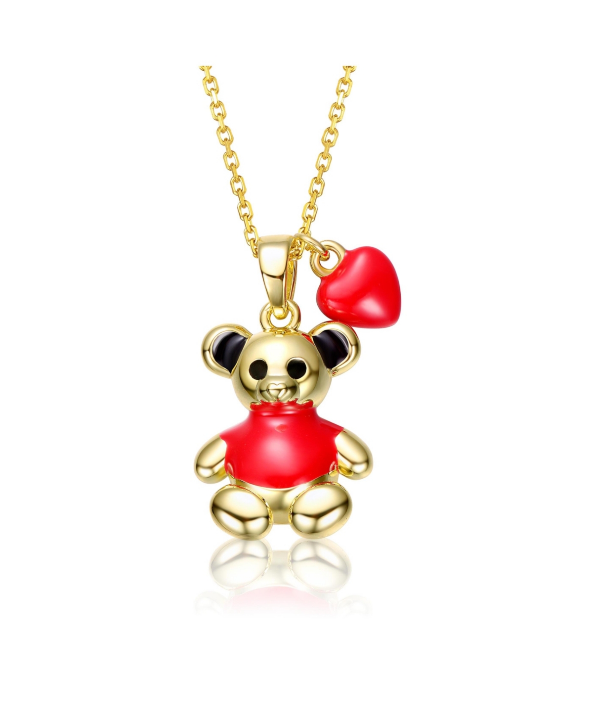 Click here for GiGiGirl 14K Gold Plated Radiant Enamel Teddy Bear... prices