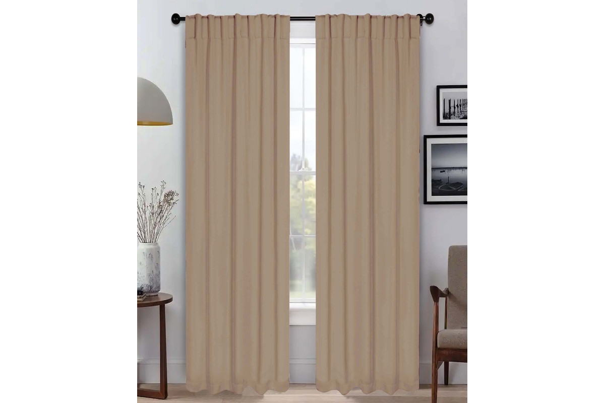 Click here for Superior Washable Leaves Room Darkening Back Tab C... prices