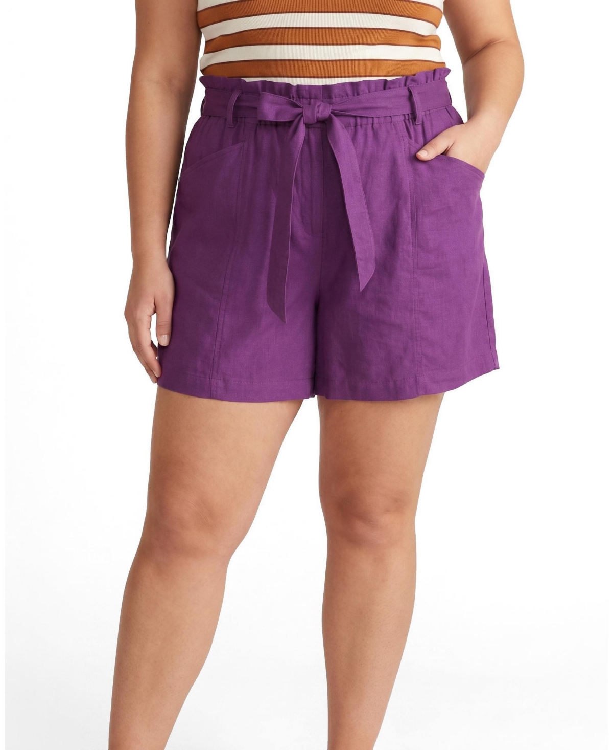 Click here for Universal Standard Womens Plus Size Harbor Stretch... prices