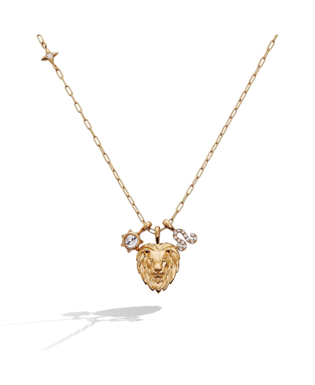 Click here for Alex and Ani Leo Zodiac Charm Cluster Necklace - G... prices