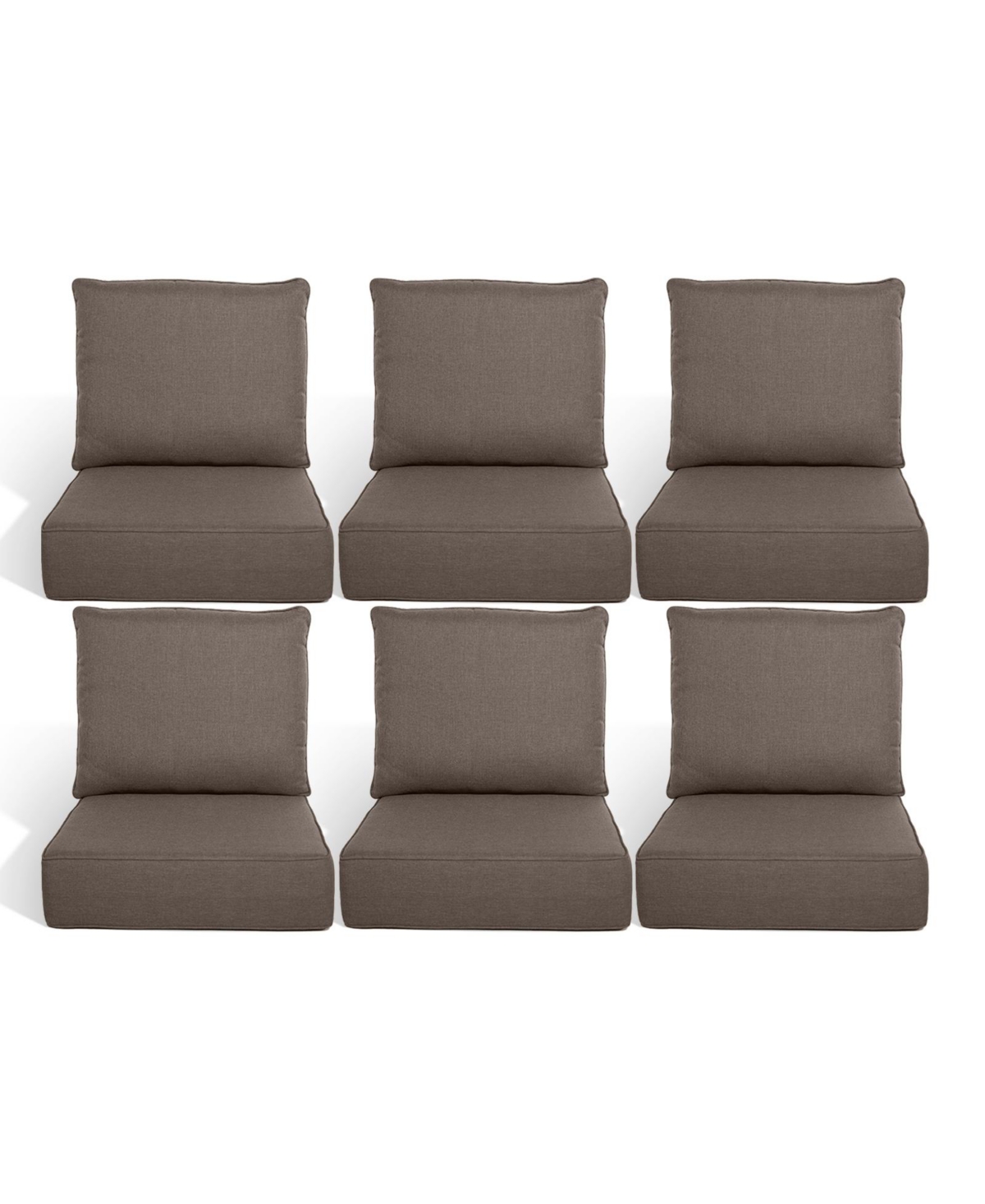 Click here for Pocassy 6 Pack Outdoor Deep Seat Cushion Set  6-in... prices