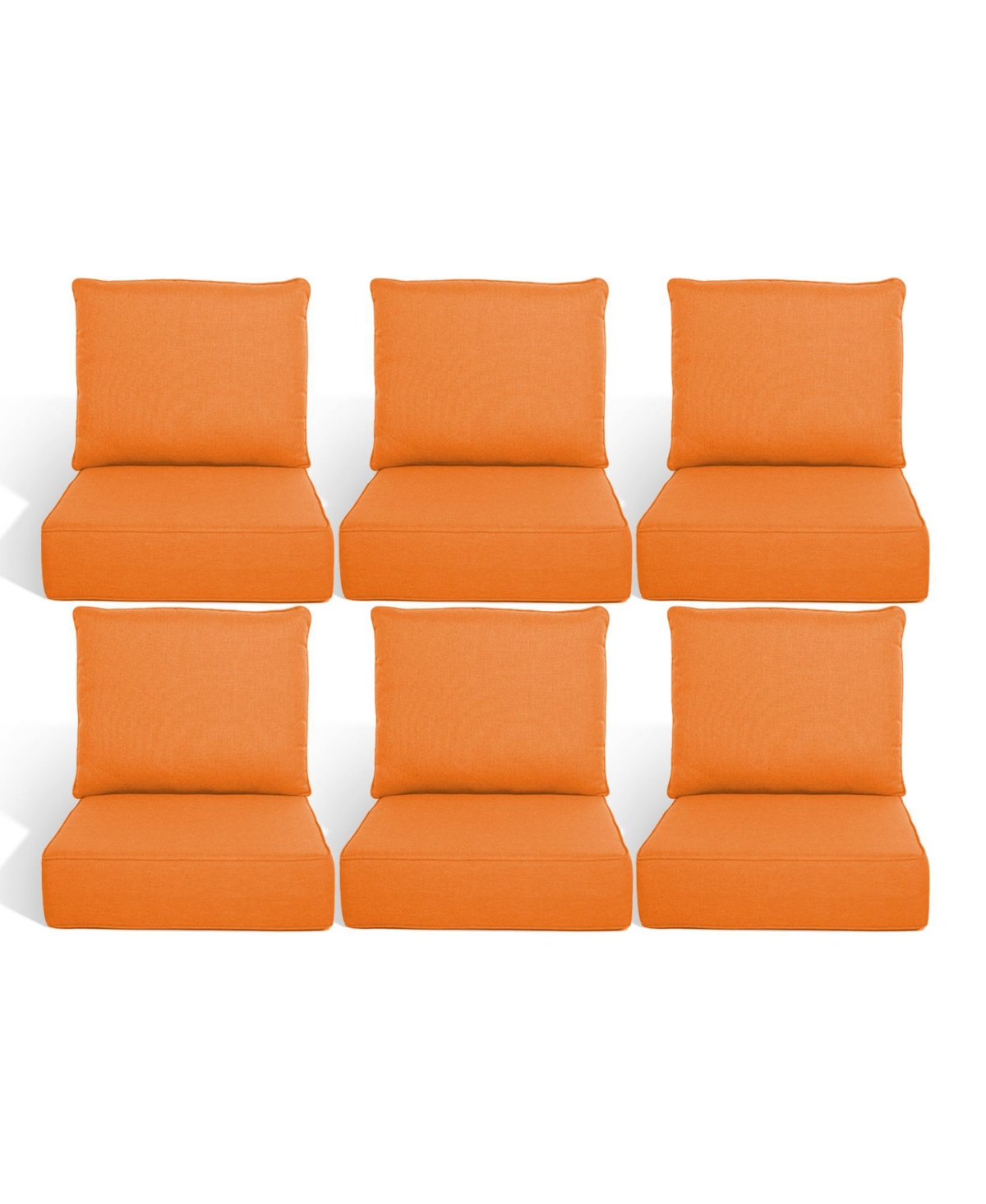 Click here for Pocassy 6 Pack Outdoor Deep Seat Cushion Set  6-in... prices