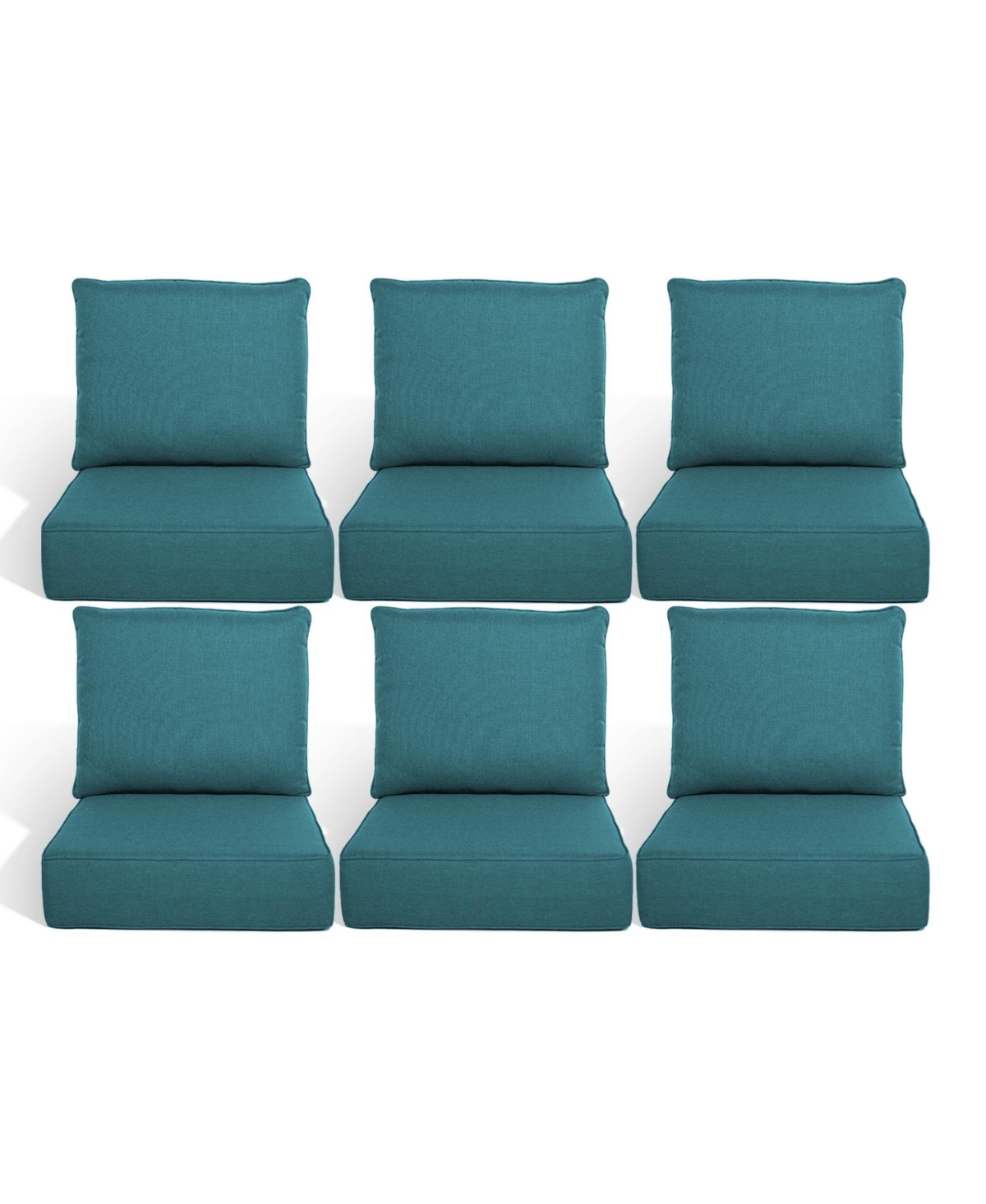 Click here for Pocassy 6 Pack Outdoor Deep Seat Cushion Set  6-in... prices