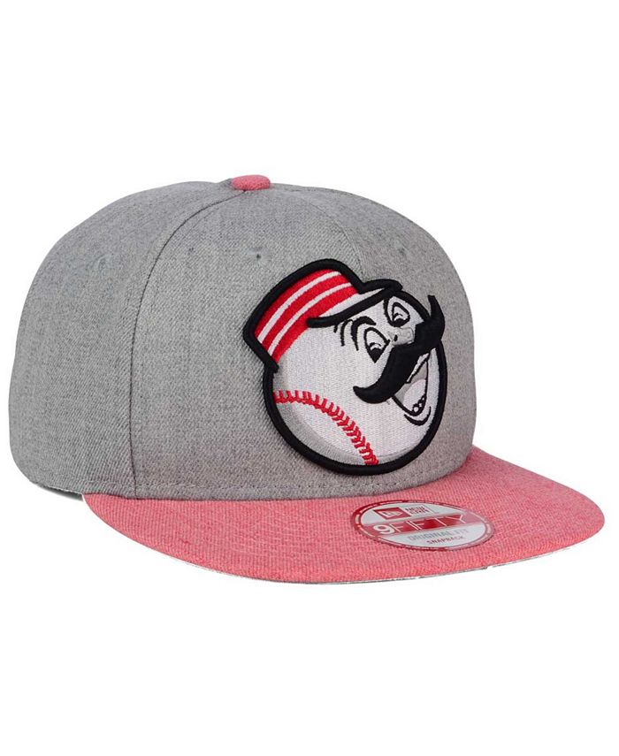 New Era Cincinnati Reds Heather 2Tone Snapback Cap - Macy's